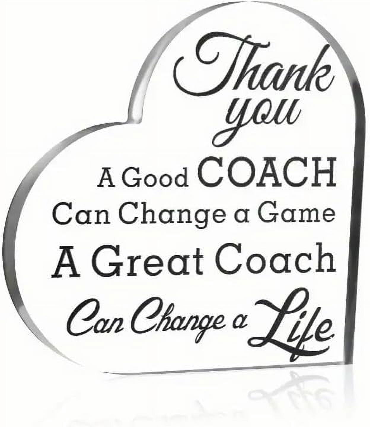 Stylish Acrylic Coach Gifts Ideal For End Of Season And Office Desk ...