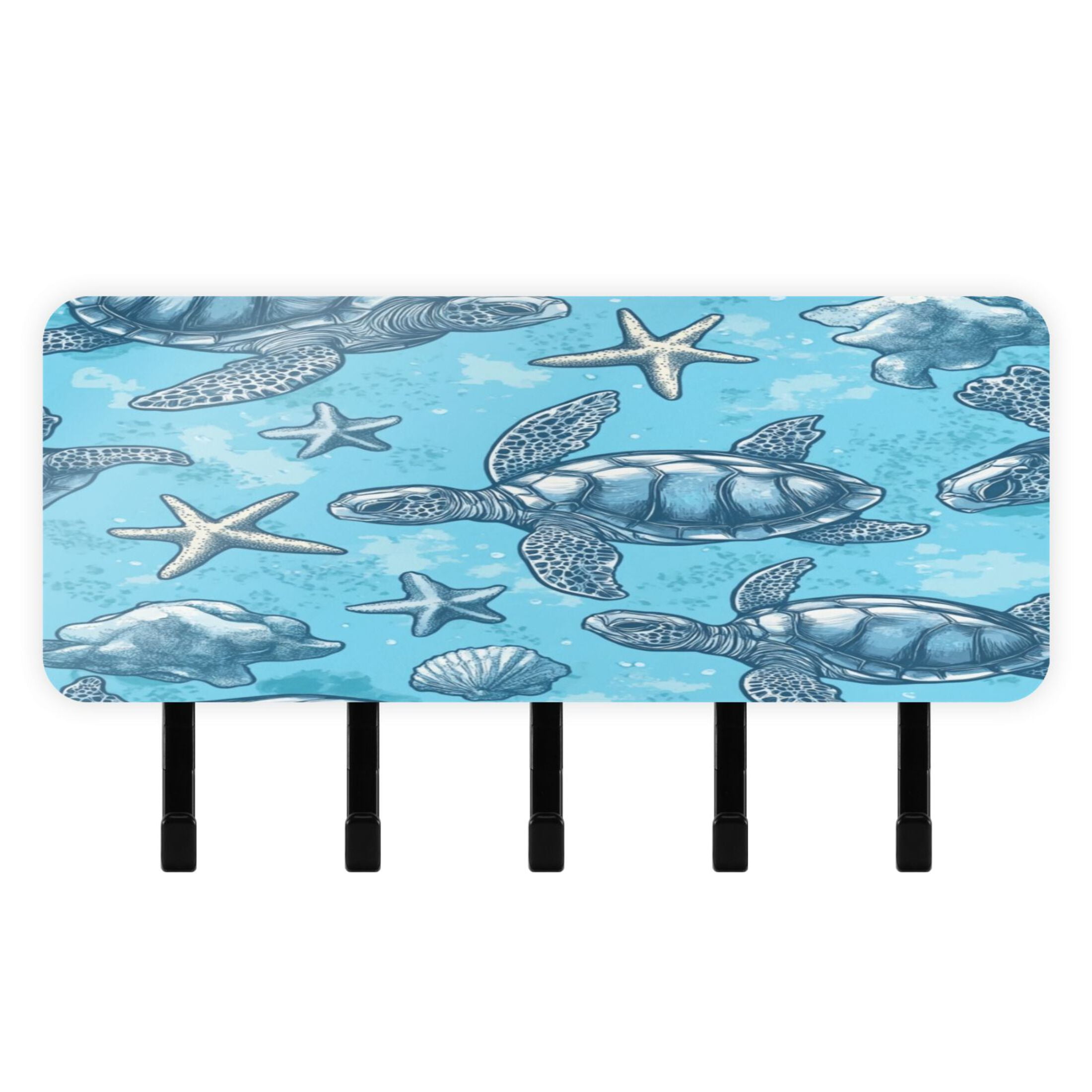 Stylish Acrylic Key Holder Wall Mount small shelf with hooks Decorative ...