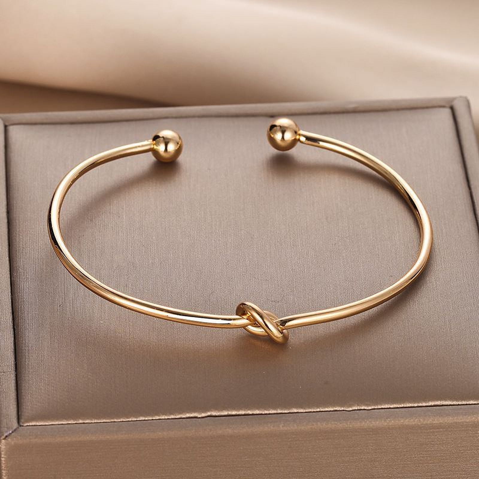 Stylish Adjustable Metal Arrow Bracelet for Men and Women European and ...