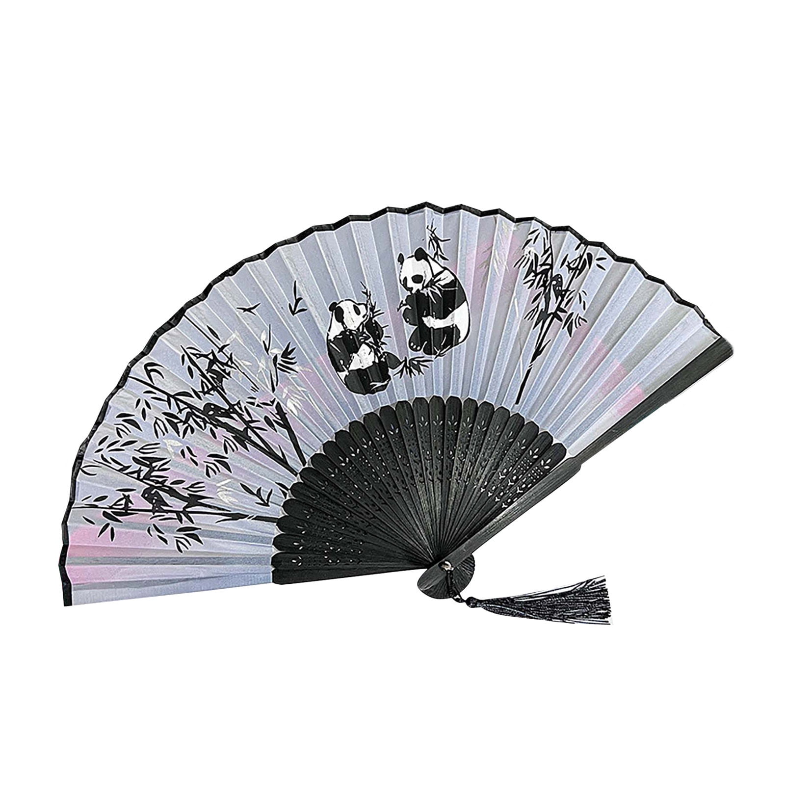 Stylish Ancient Folding Hand Fans for Dance Practice, Foldable Line ...