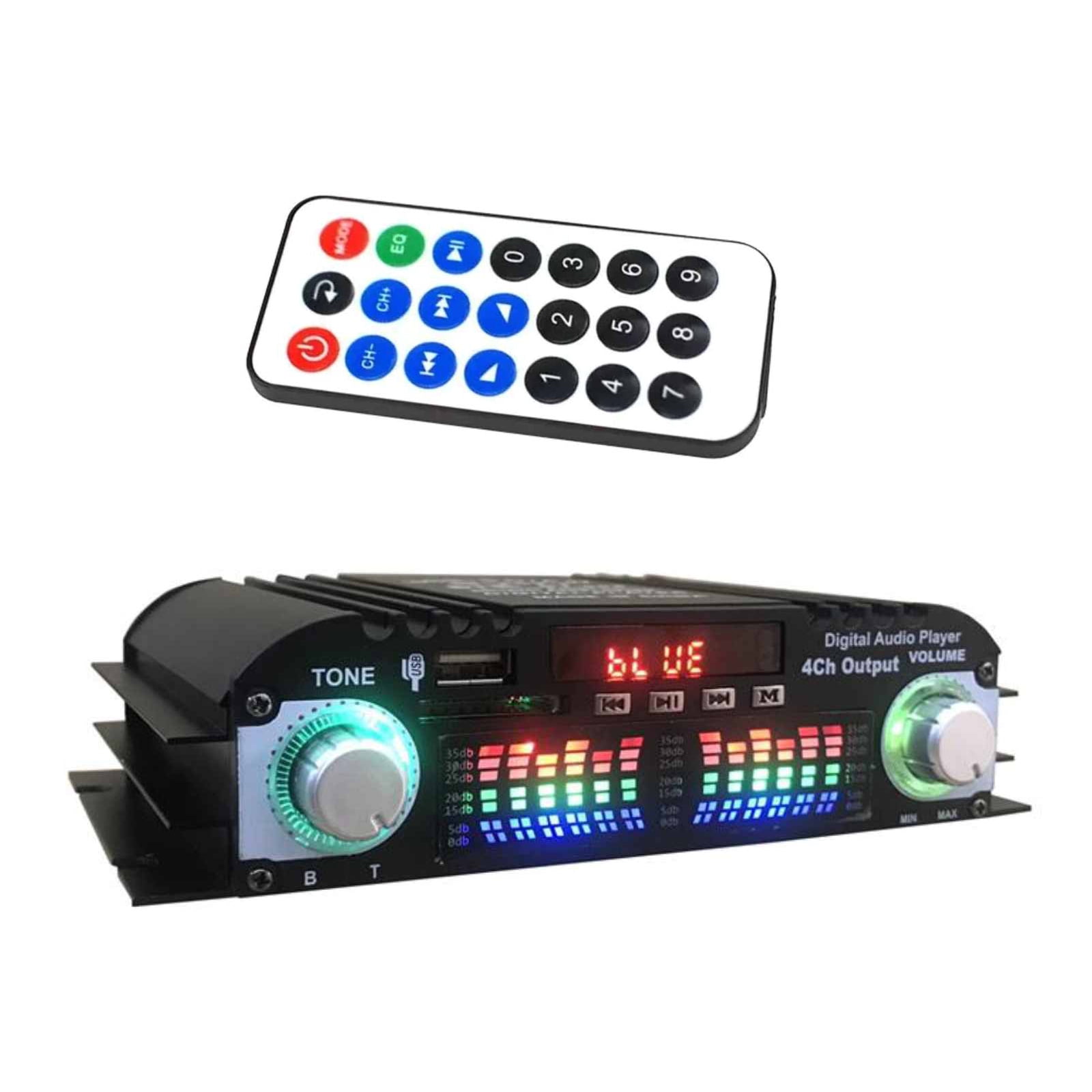 Stylish BT-998 Audio Amplifier with LCD Display for Easy Control for ...