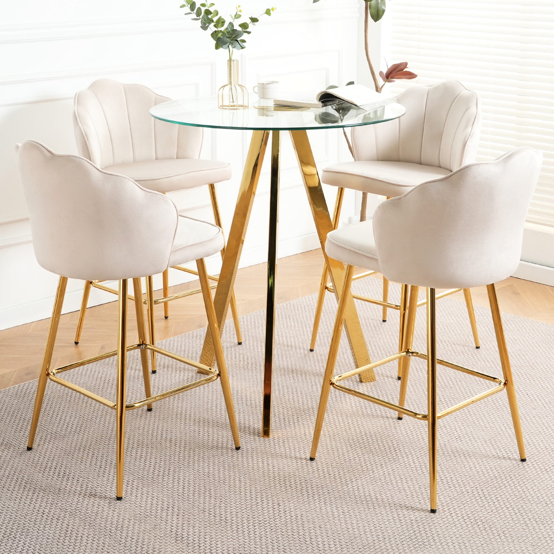 Stylish Bar Furniture Set / Multiple Color Options, Strong Base / Enhance Home Environment ...