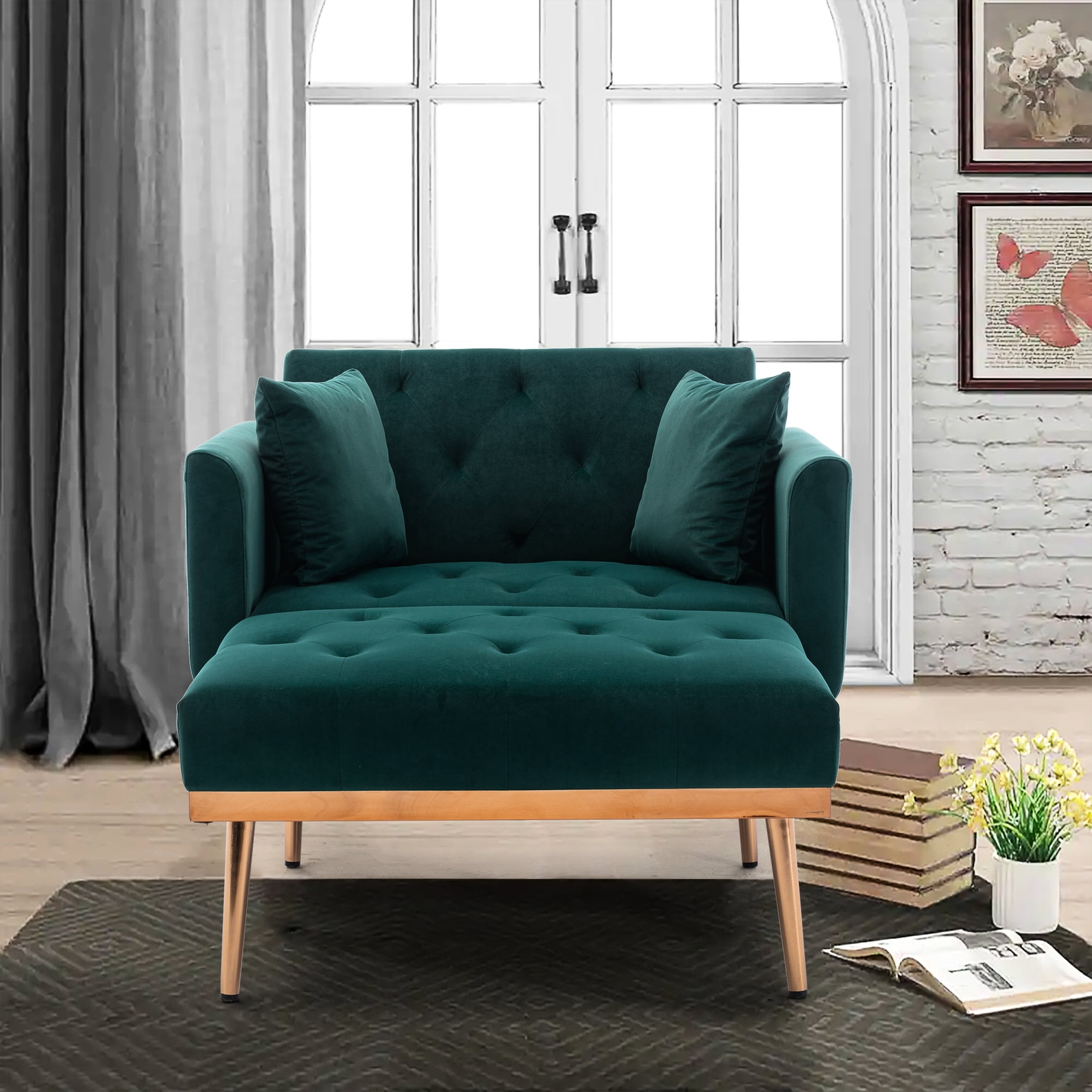 Stylish Bedroom Chair With Armrest And Soft Cushions For Comfort Comfy ...