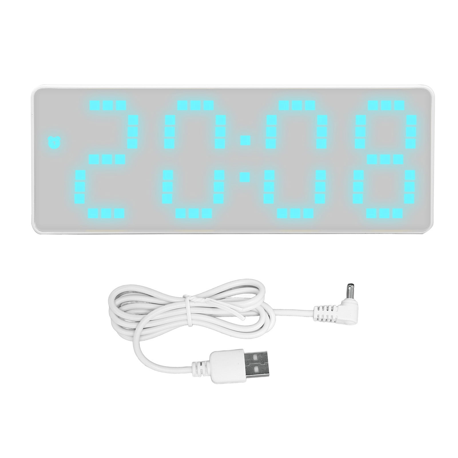 Stylish Bedroom & Office Alarm with Date, Time & Temperature Display ...