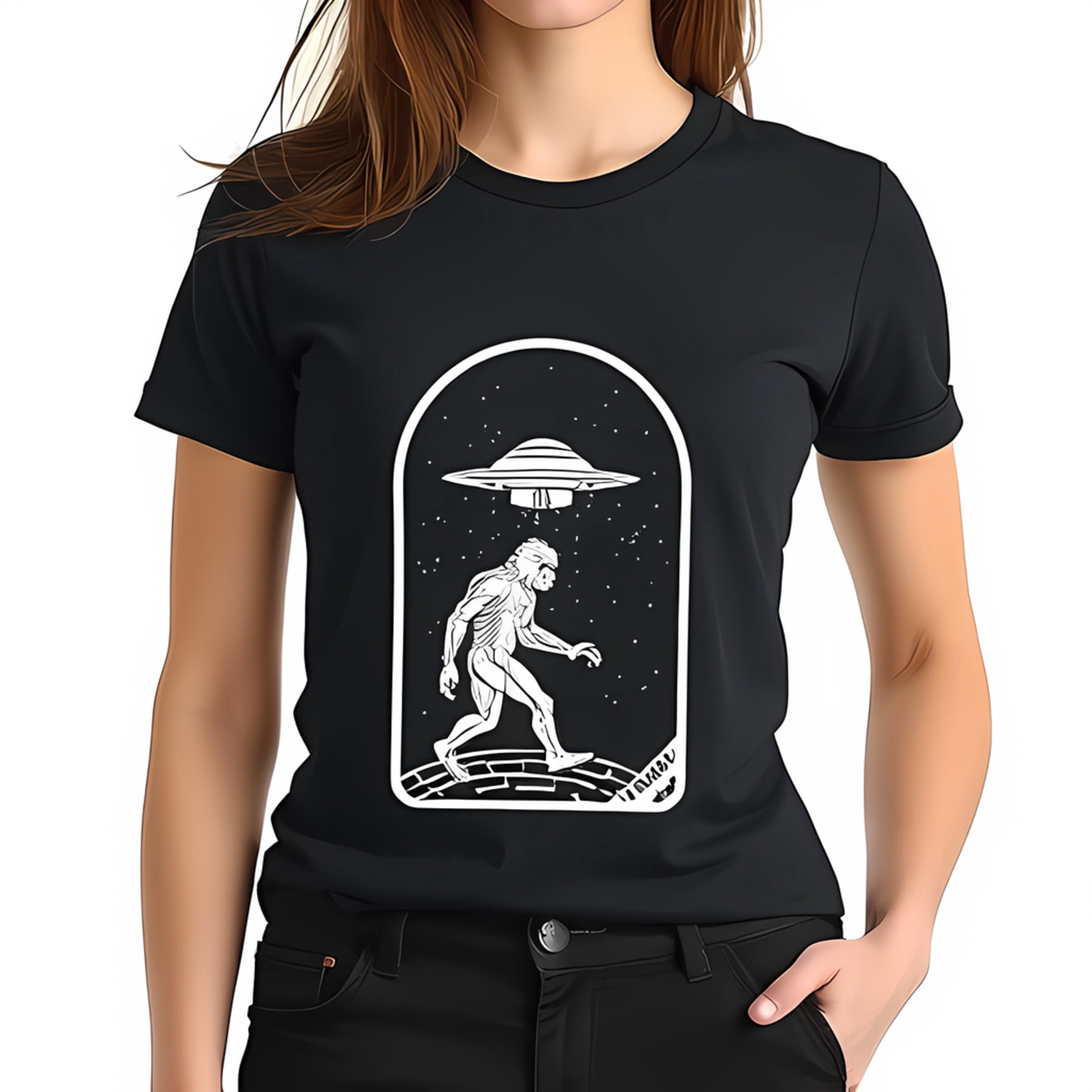 Stylish Black Cotton Short Sleeve T-Shirt with Vintage Graphic of ...