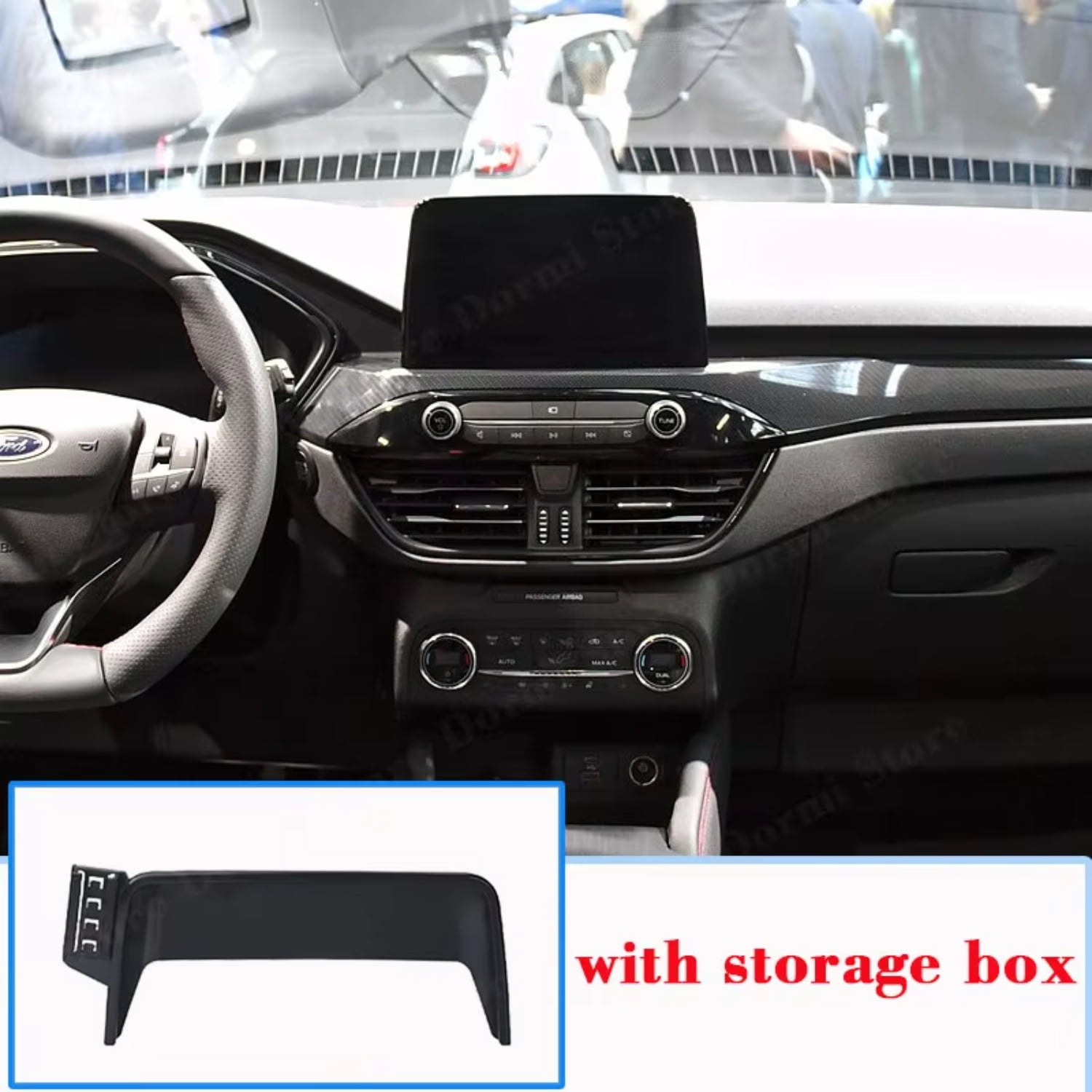 Stylish Black Kuga MK3 3D ST-Line 2019~2022 Car Mobile Phone Holder ...