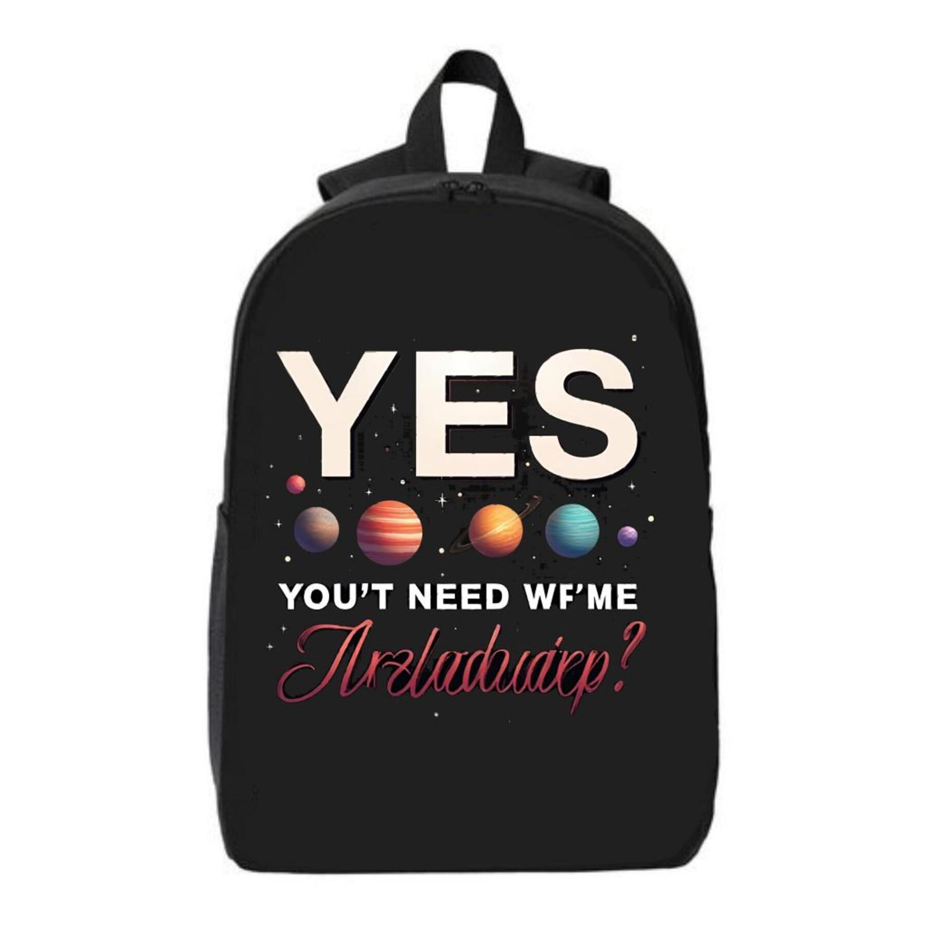 Stylish Black Laptop Backpack for College & High School - Features Bold ...