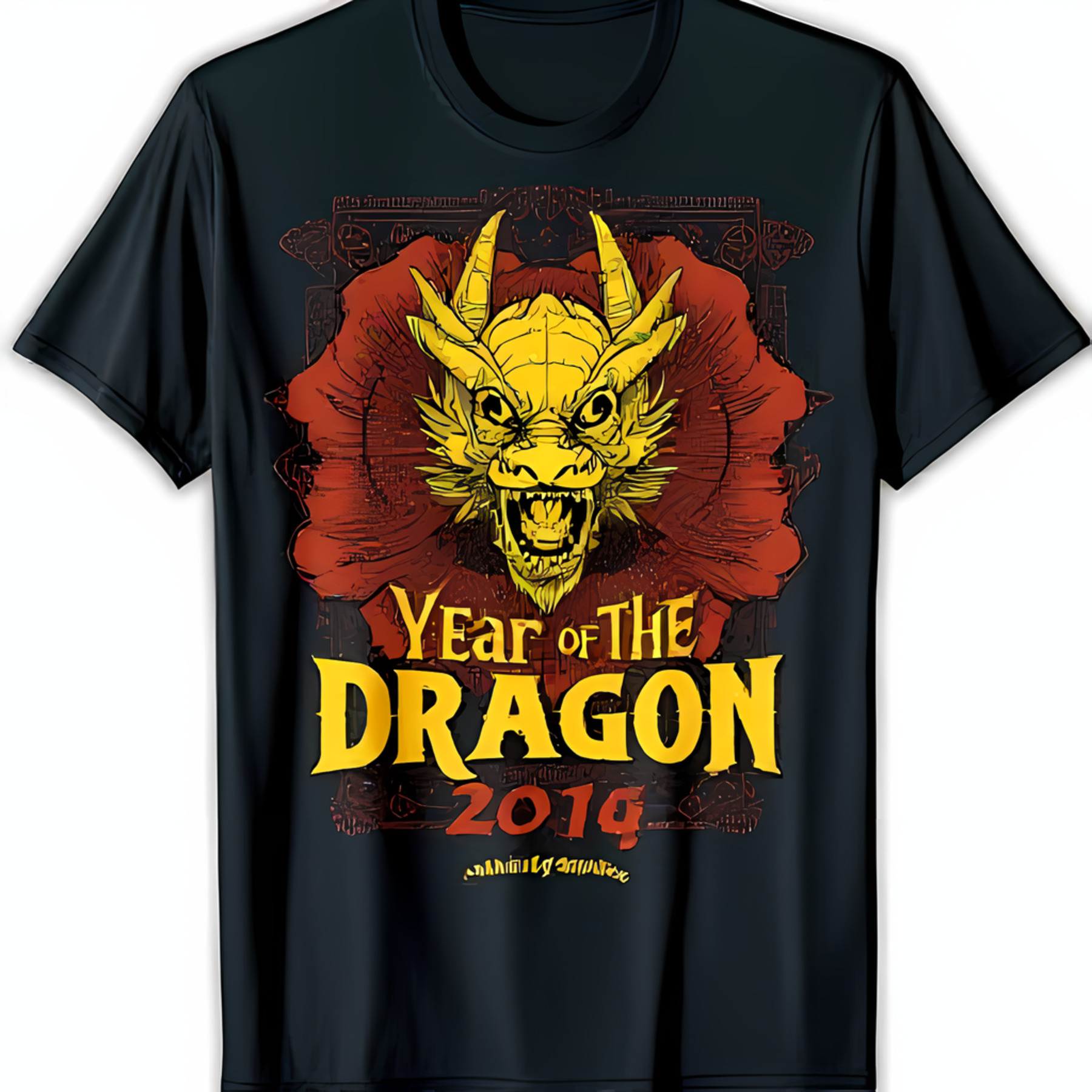 Stylish Black T-Shirt with Eye Catching Chest Graphic Unique Design ...