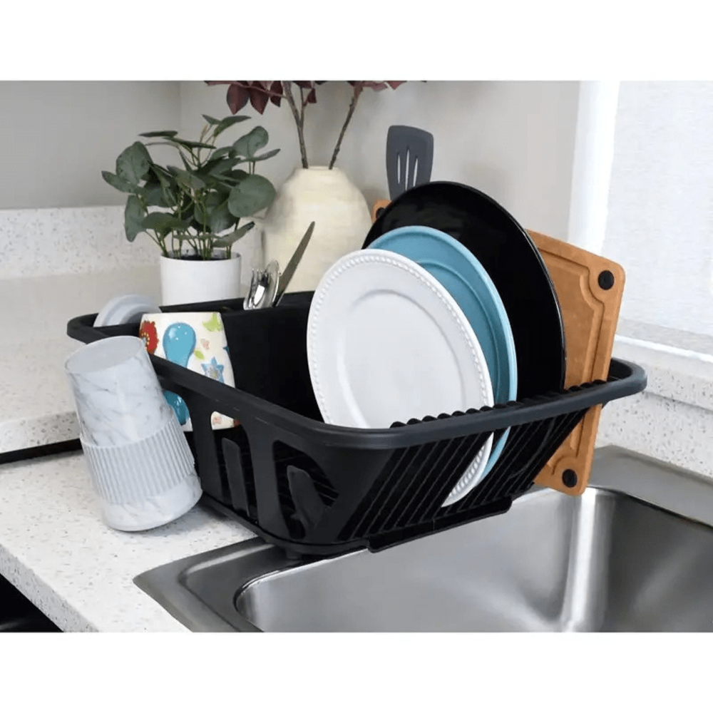 The Stylish Black And White Dish Rack: Your Kitchen's Versatile And ...