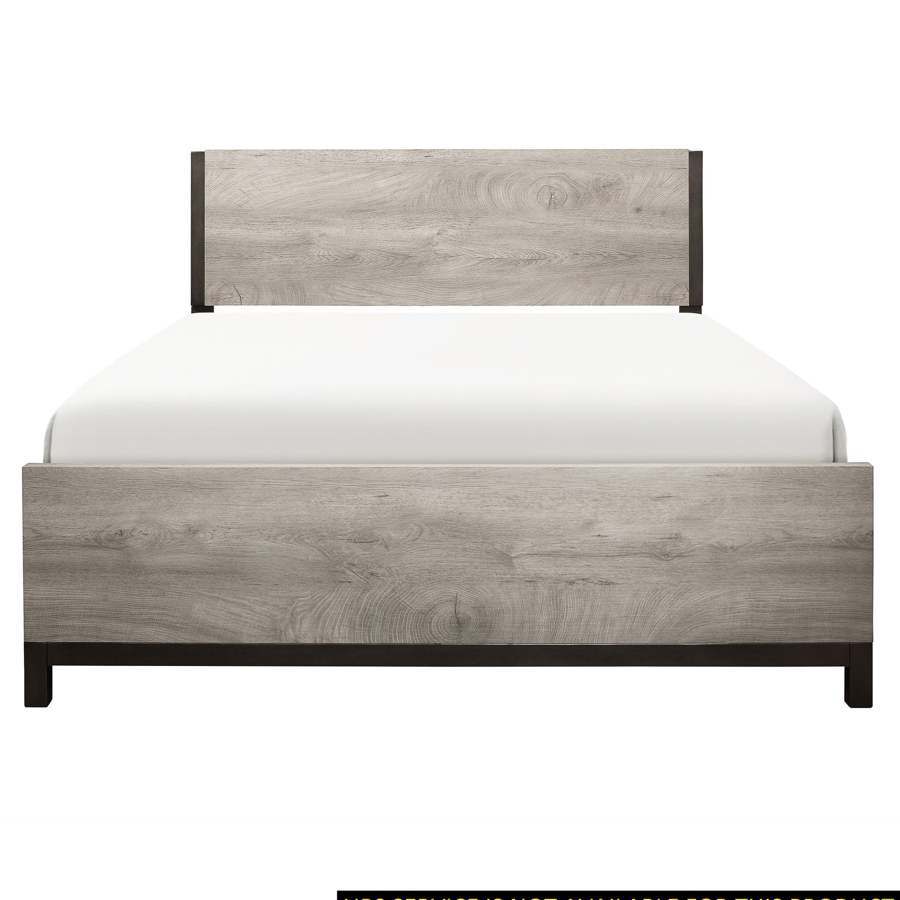 Stylish Board Queen Bed - Gray Bedroom Beauty Size Furniture - Walmart.com