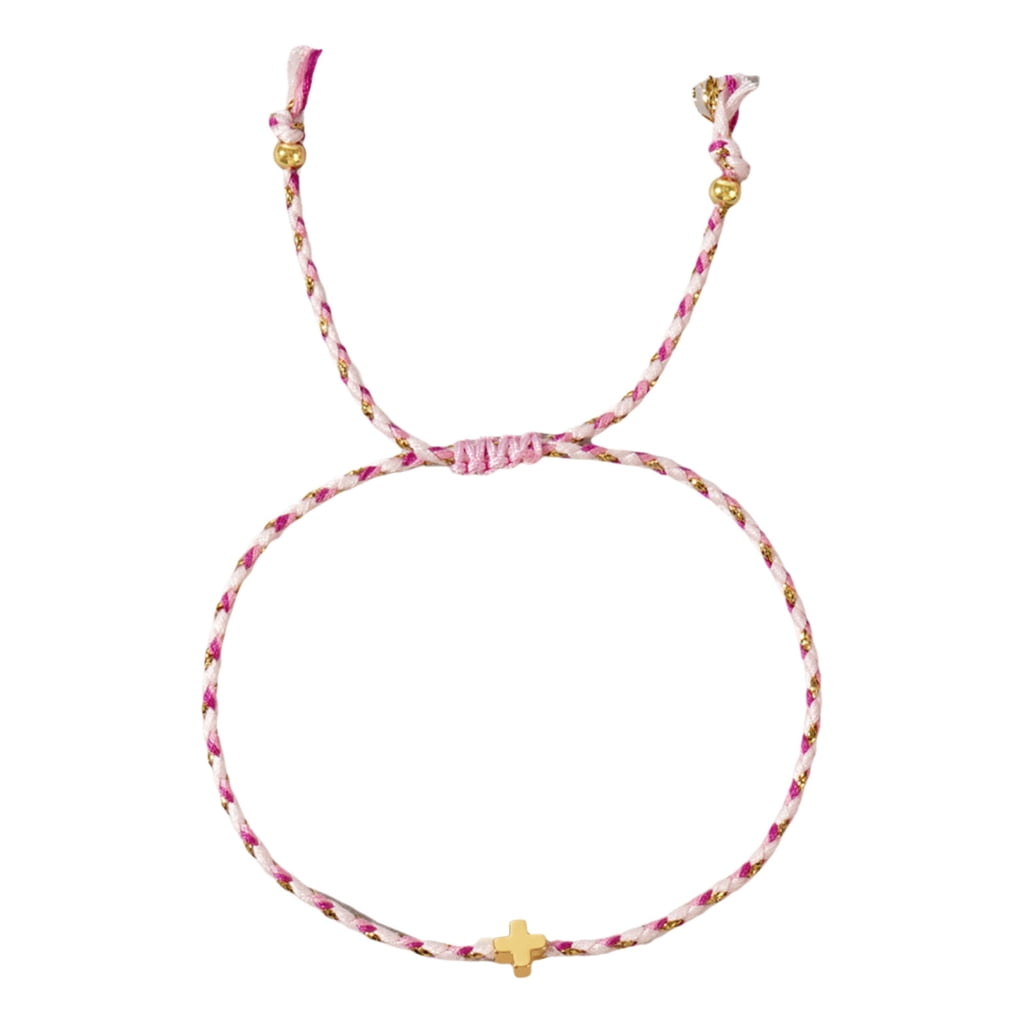 Stylish Bohemian Styles Cotton Rope Bracelet with Crosses for Everyday ...