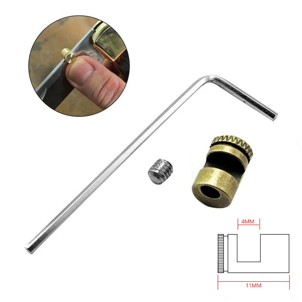 Stylish Bronze and Silver Push Cutter Button for 110 Thumb Stud Wrench ...