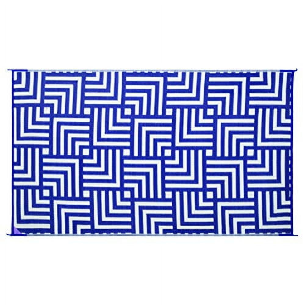 Stylish Camping 275083 5-feet by 8-feet Reversible Mat, Plastic Straw ...