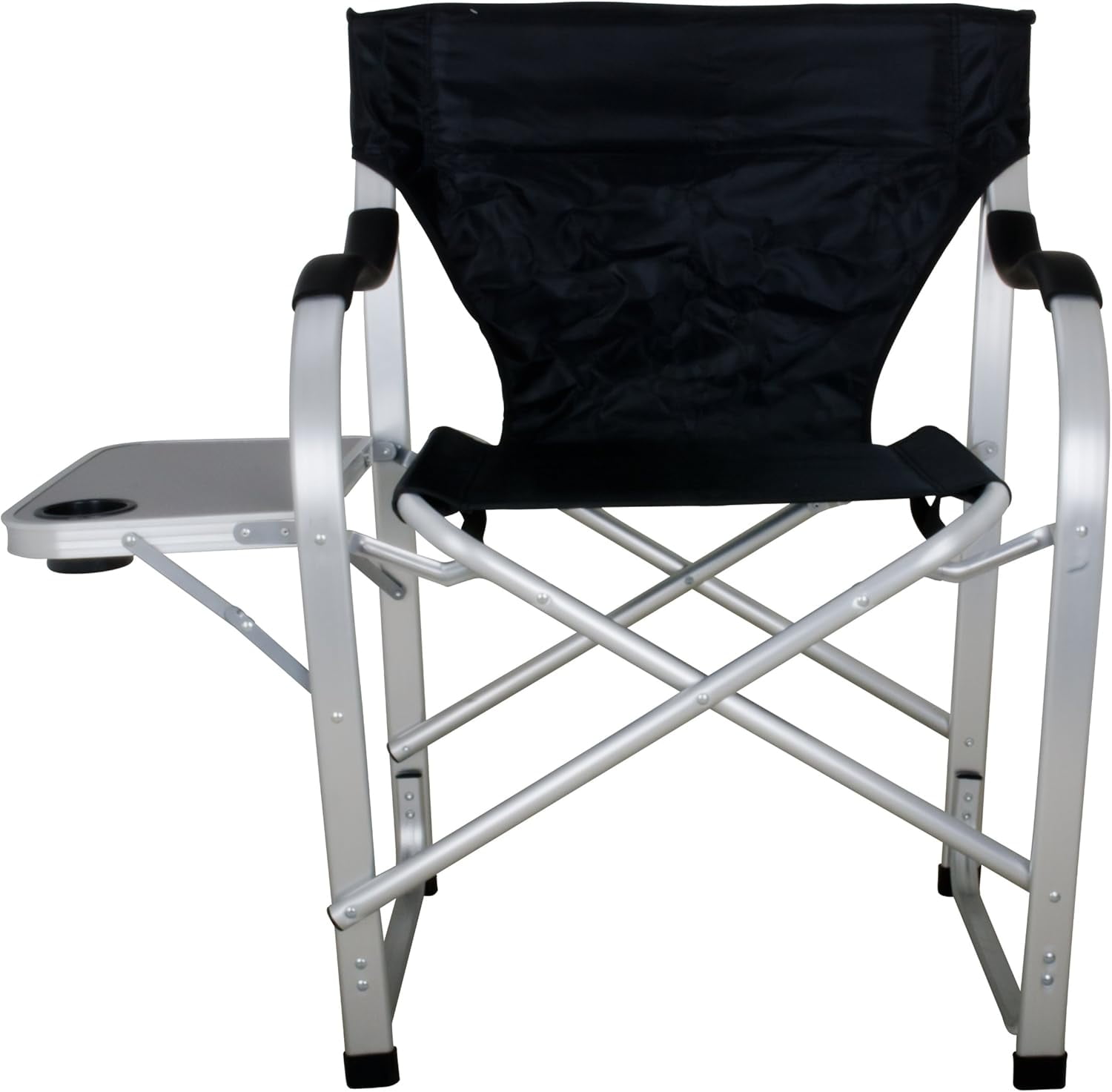Stylish Camping SL1214 Black Heavy Duty Folding Camping Director Chair ...
