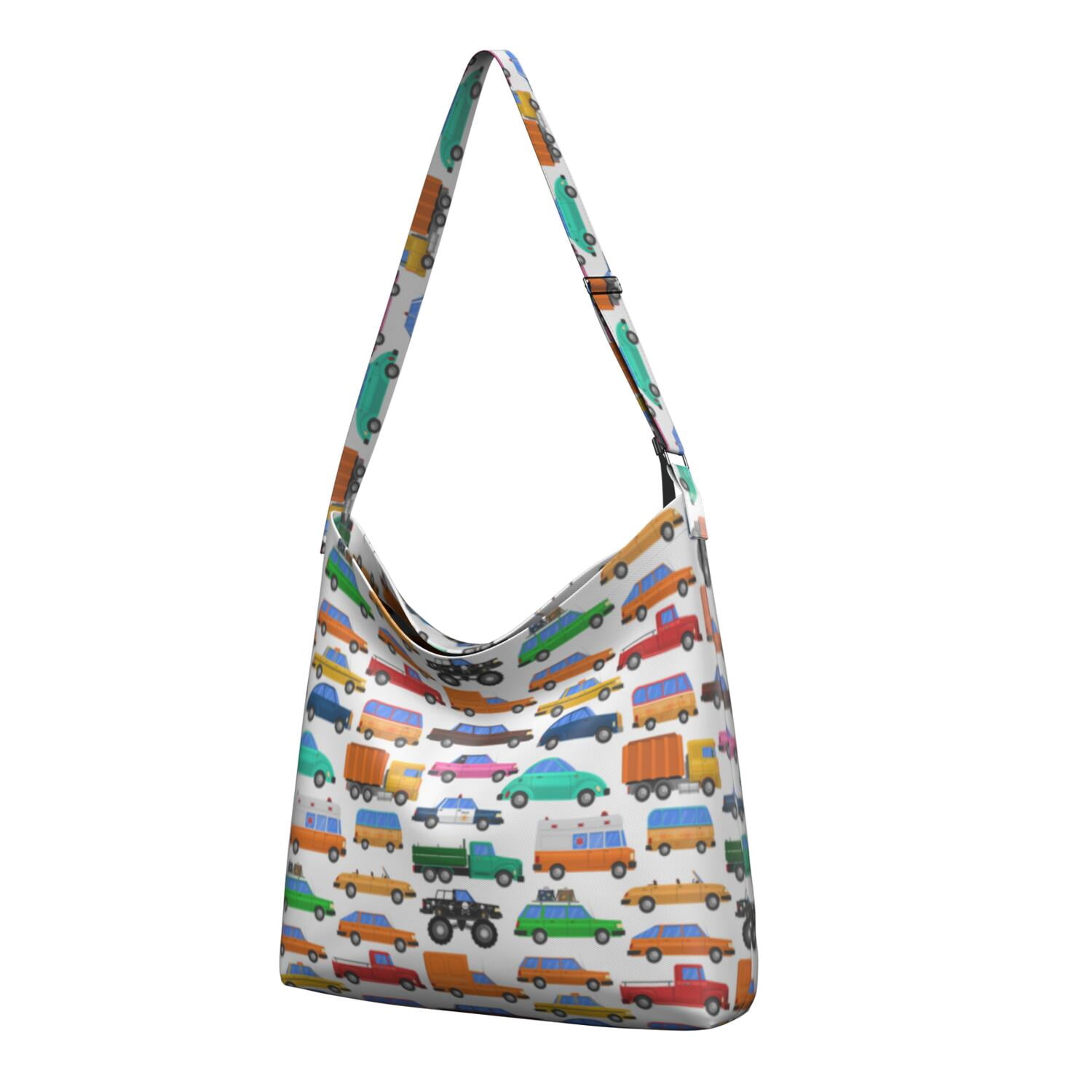 Stylish Cartoon Car Crossbody Bag - Lightweight Adjustable Shoulder ...