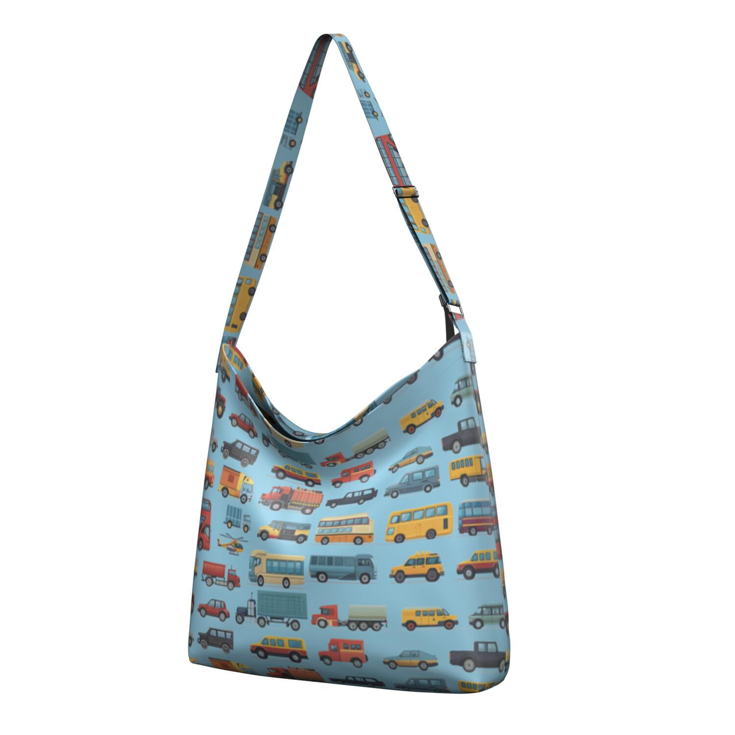 Stylish Cartoon Car Crossbody Bag - Lightweight Adjustable Shoulder ...