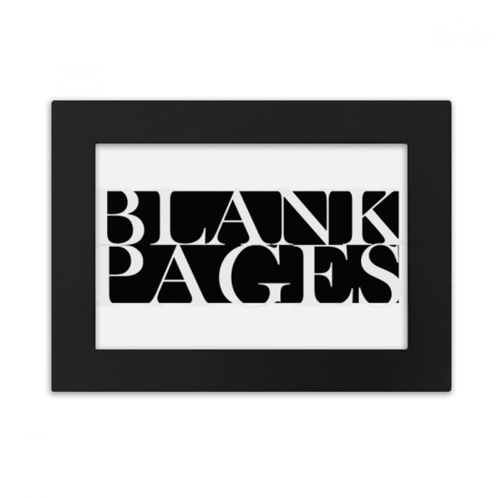 Stylish Characters Blank Pages Desktop Photo Frame Ornaments Picture ...
