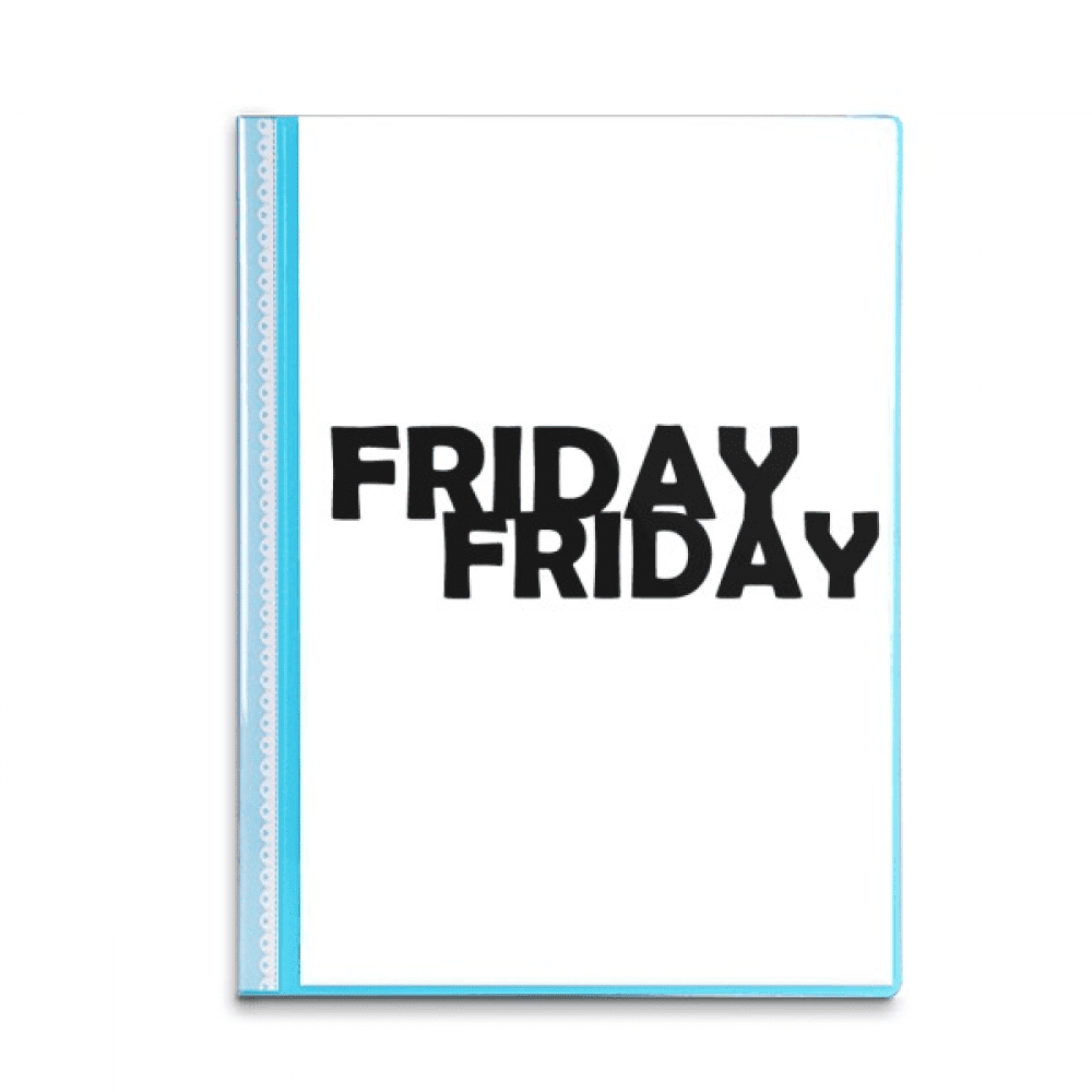 Stylish Characters Friday Book Sheet Protectors Portfolio Binder Folder ...