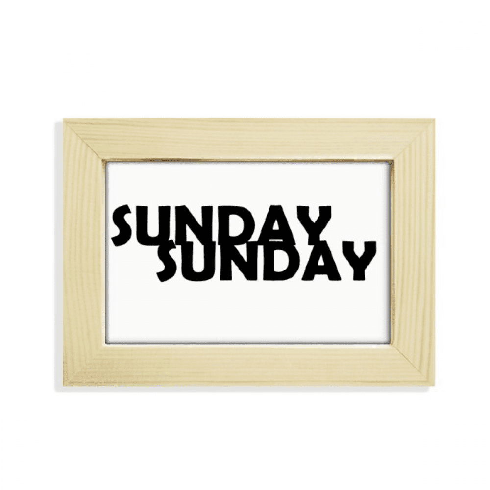Stylish Characters Sunday Desktop Decorate Photo Frame Picture Art ...