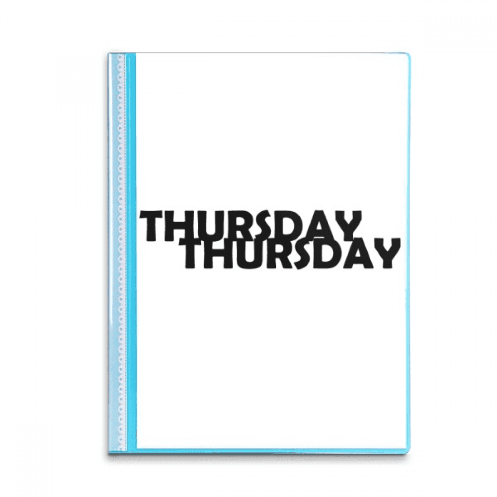 Stylish Characters Thursday Book Sheet Protectors Portfolio Binder ...