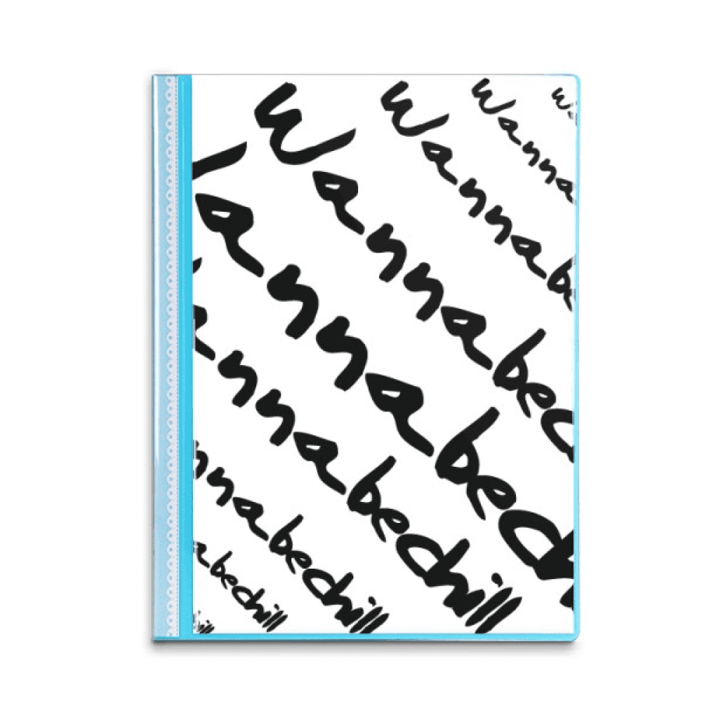 Stylish Characters Wanna Be Chill Book Sheet Protectors Portfolio ...