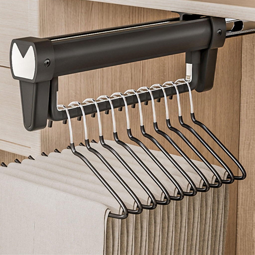 Stylish Clothes Storage Rod for Wardrobes Portable Hanging Rail ...