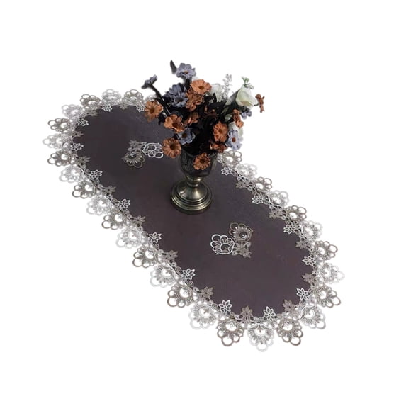Stylish Coffee Table Cover Polyester Fabric Decorative Tablecloth ...