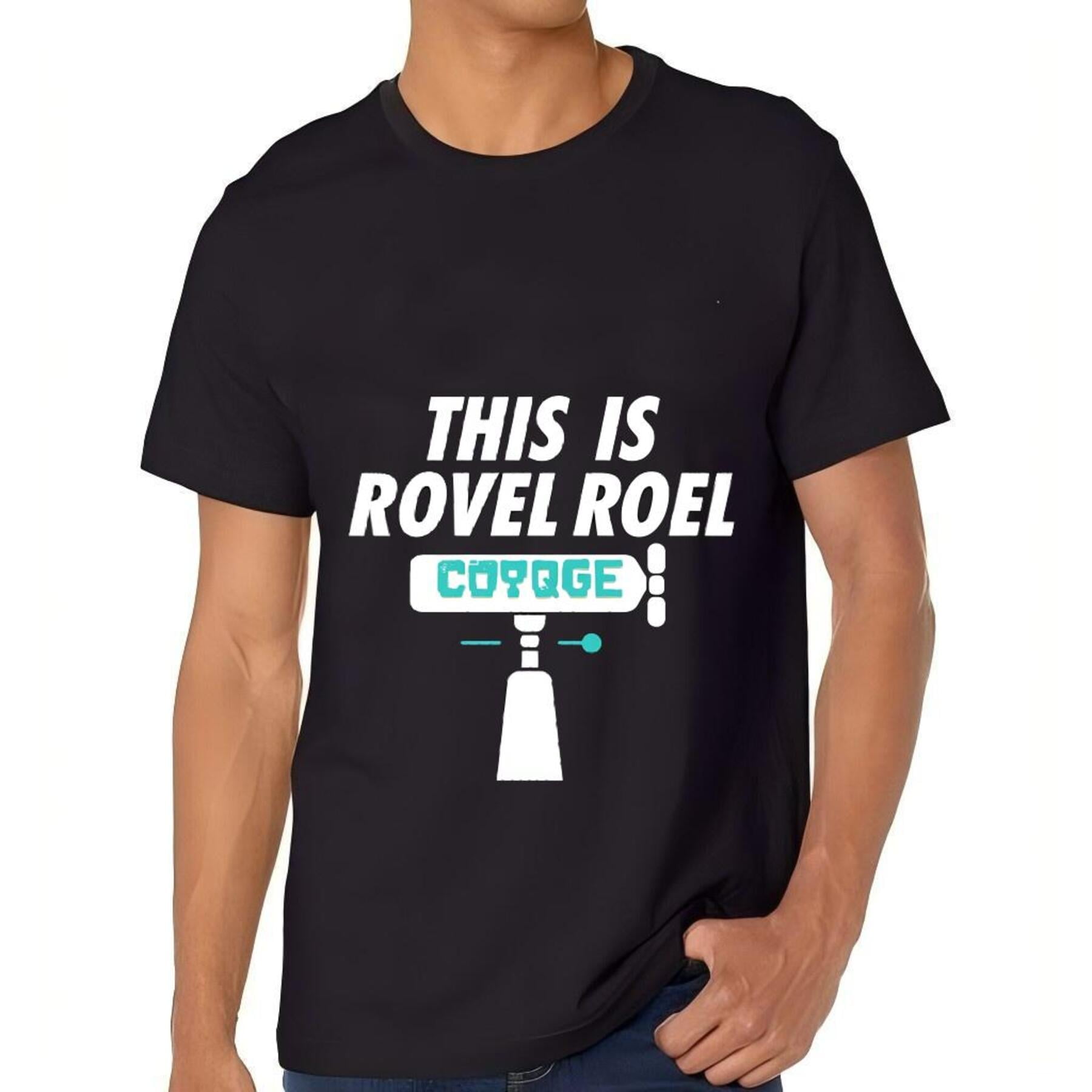 Stylish Cotton Short Sleeve T-Shirt for Men - " THIS IS ROVEL ROEL ...