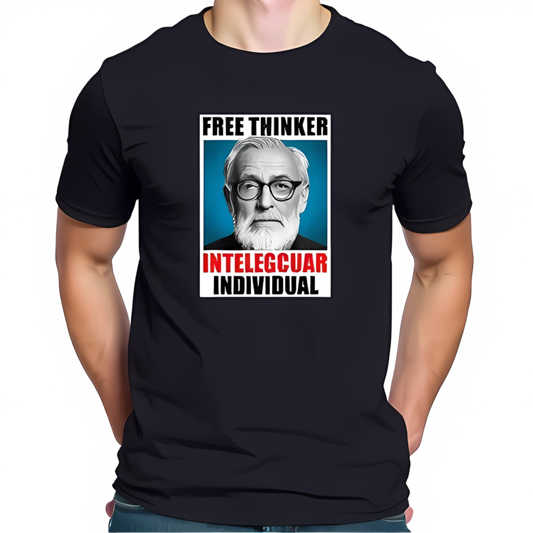 Stylish Cotton Short Sleeve T-Shirt with Bold Graphic Design: Free ...