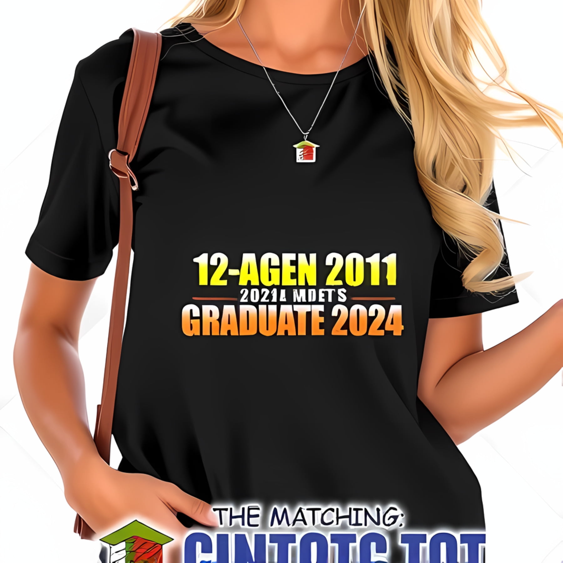 Stylish Cotton Short Sleeve T-Shirt with Vibrant Orange and Yellow Gradient Text - " 12-AGEN ...