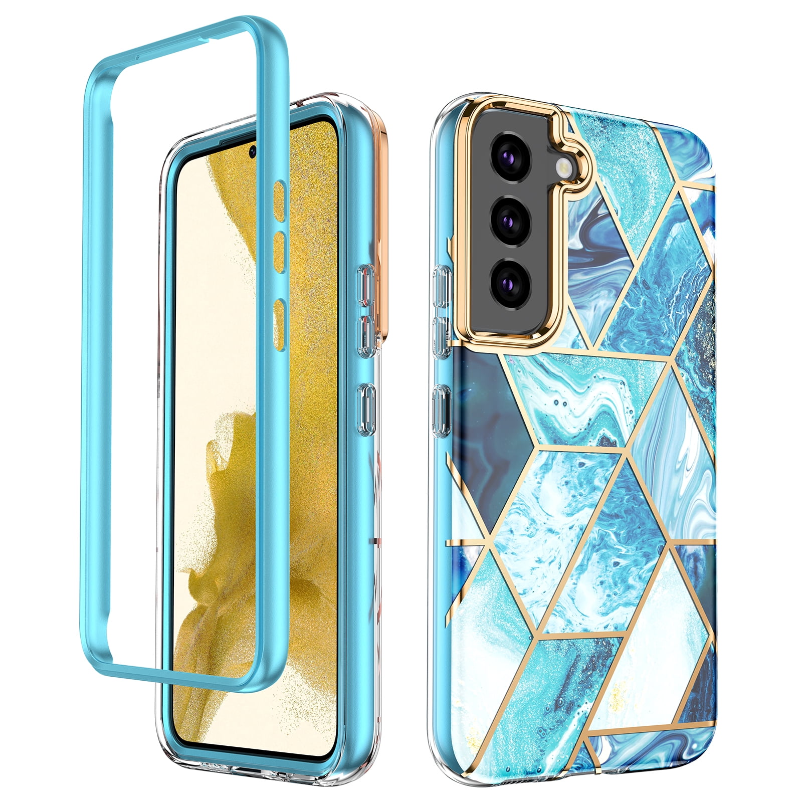 Stylish Designed Case for Samsung Galaxy S22 Plus Case Without Built-in ...