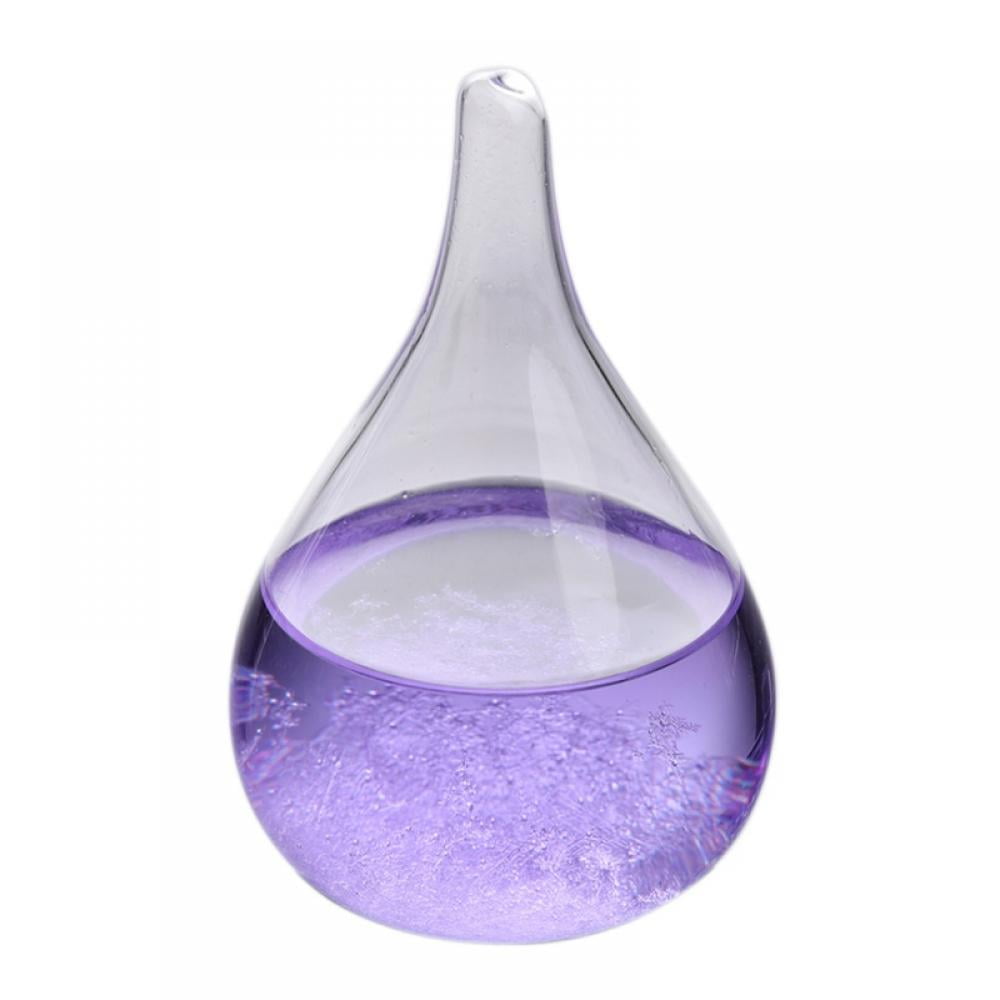 Stylish Desktop Weather Forecast Water Drop Glass Bottle Barometer ...