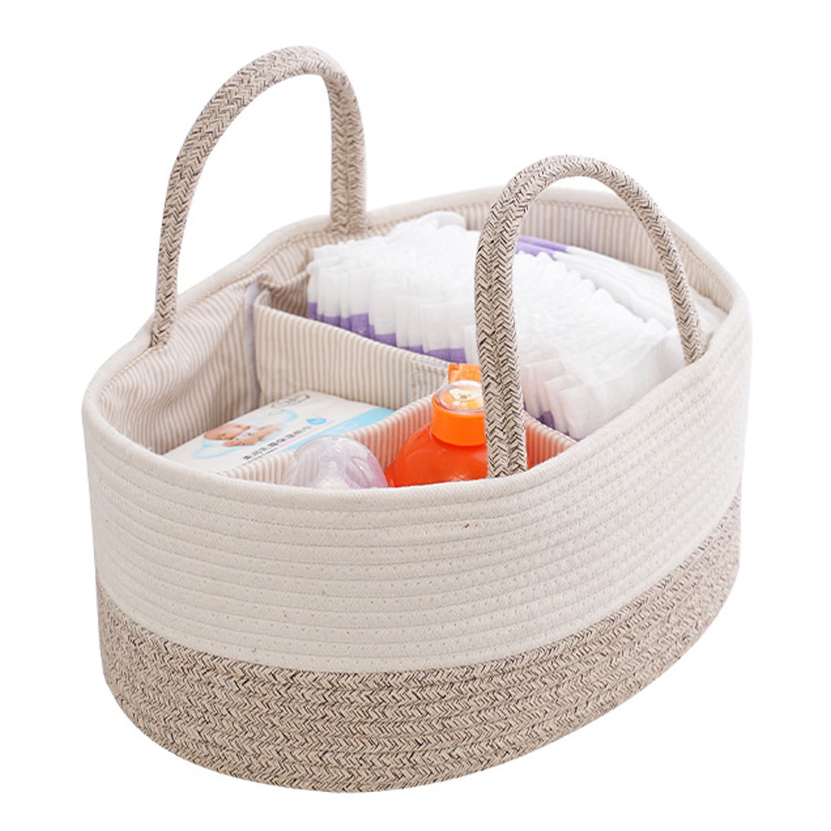 Stylish Diaper Organizer, Baby Diaper Caddy Organizer For Newborn ...