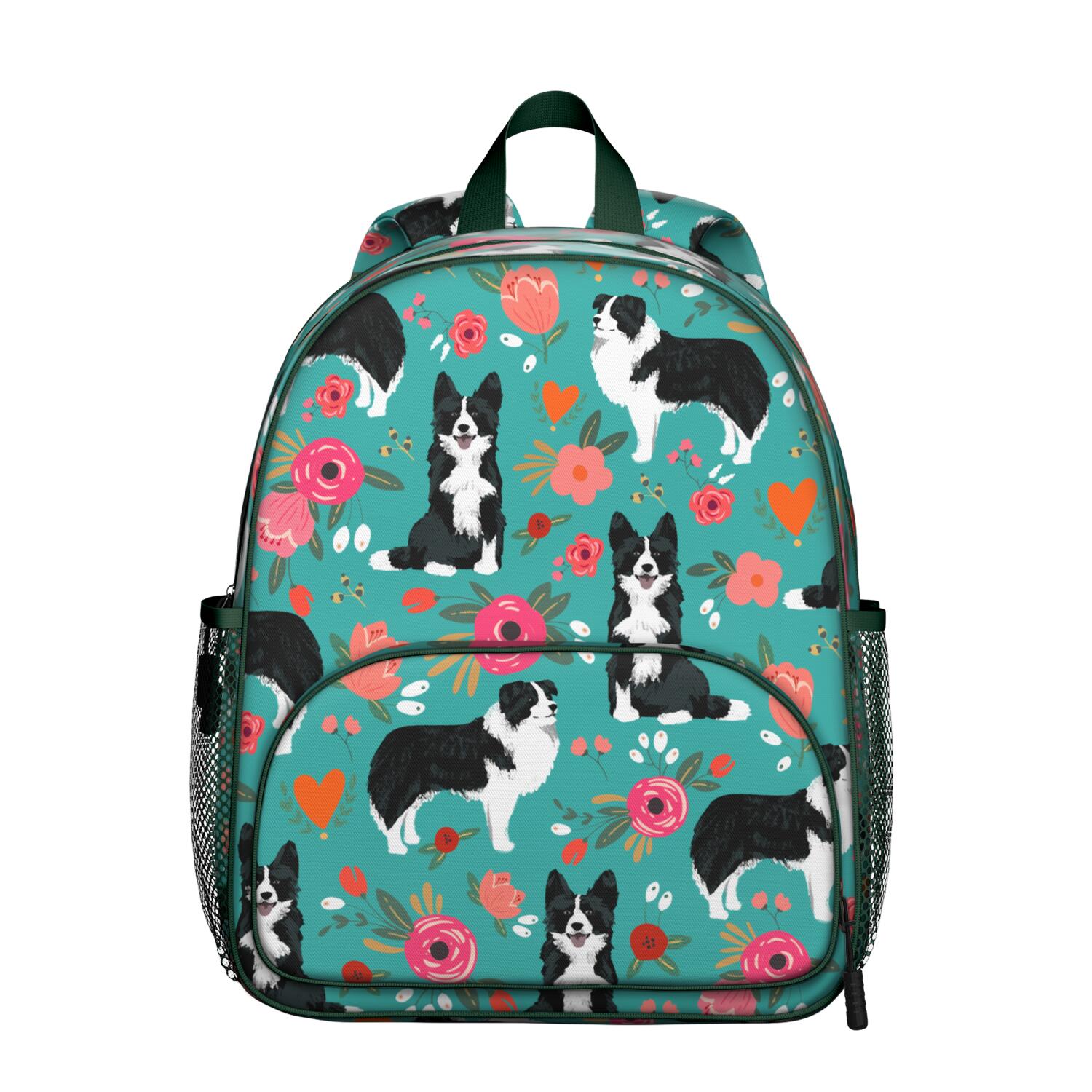 Stylish Dog Bone and Paw Print Backpack, Lightweight and Compact for ...