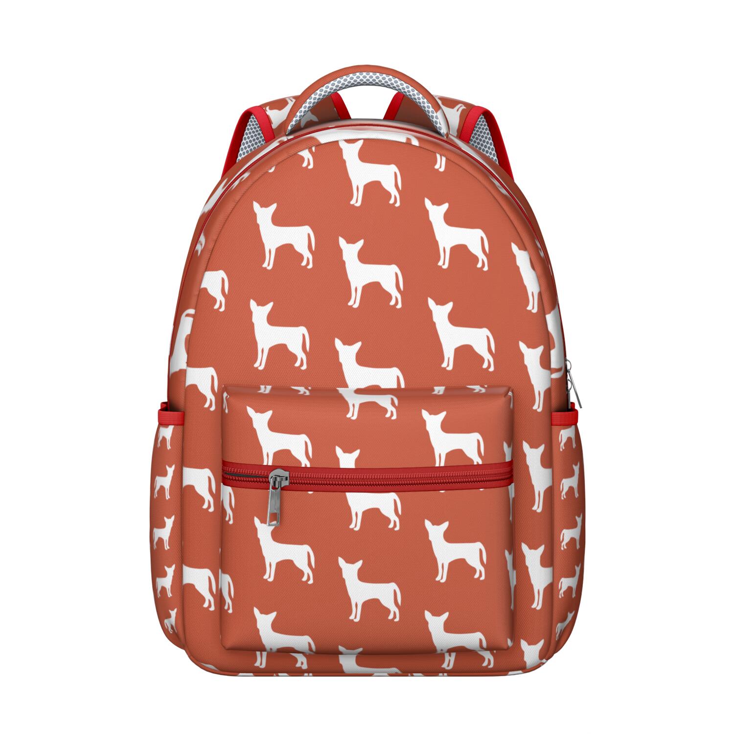 "Stylish Dog Themed Backpack Unisex - Roomy Waterproof Backpack for ...