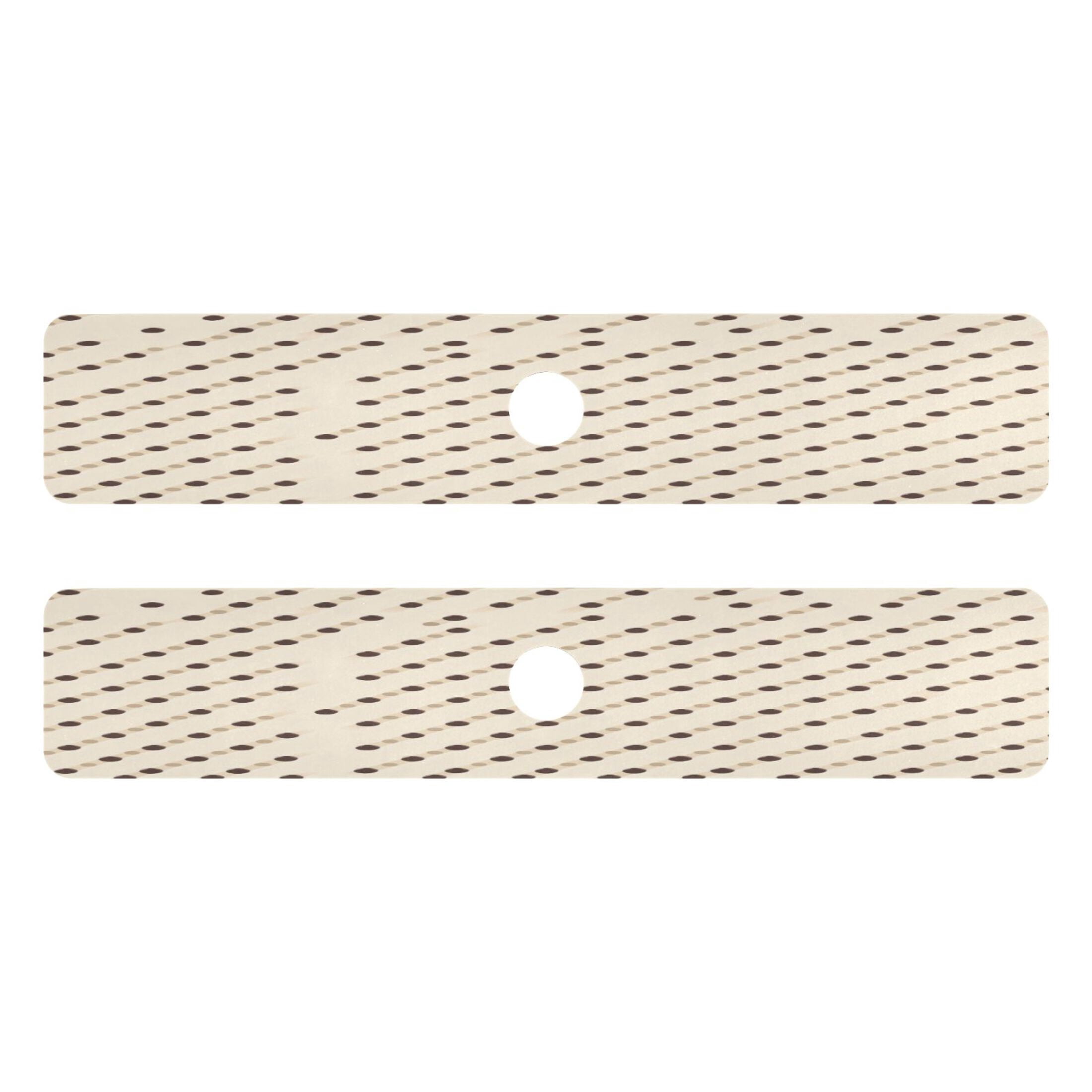 Stylish Dots Pattern Extra Long Silicone Algae Sink Mat 30x5.4in 2 Pack ...