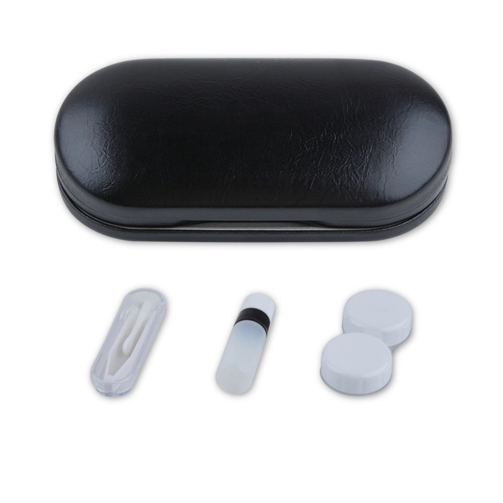 Stylish Double Compartment Glasses Case Travel Contacts lens Storage ...