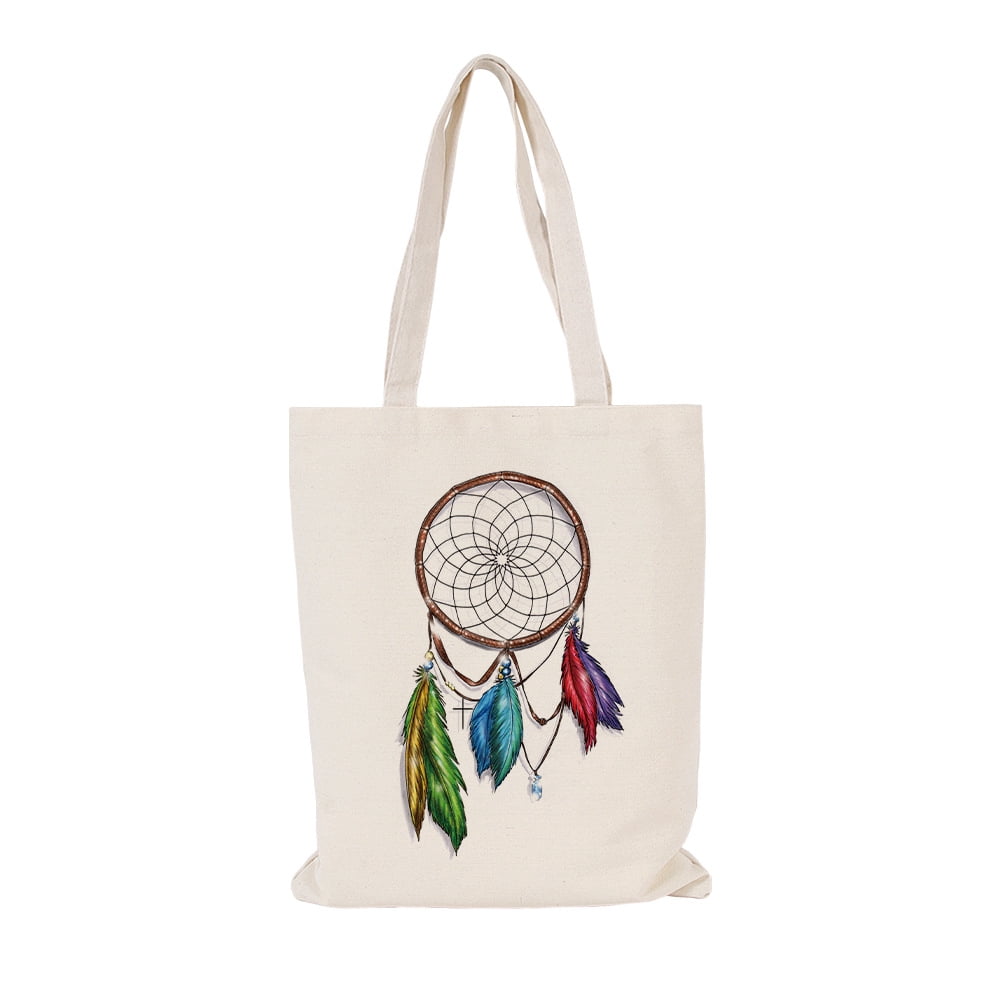 Stylish Dreamcatcher Extra Large Canvas Shoulder Tote Top Handle Bag ...