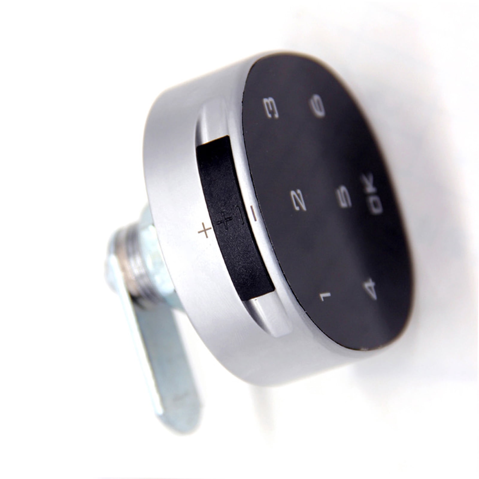 Stylish Electronic Password Lock Zinc Alloy, 200g, Black+Silver, 20mm ...