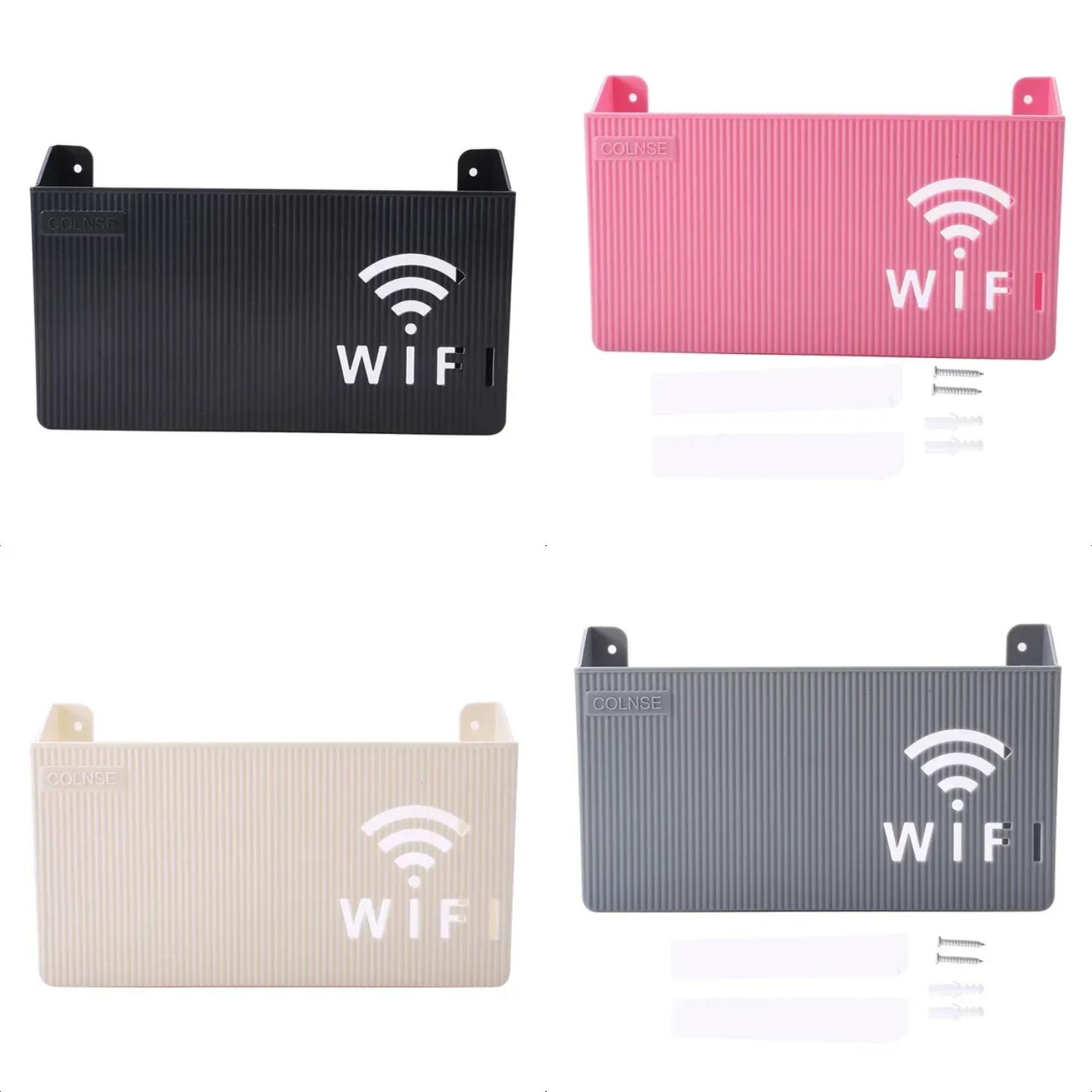 Stylish Elegant Decorative Wall Hanging Organizer for Wireless Wifi ...