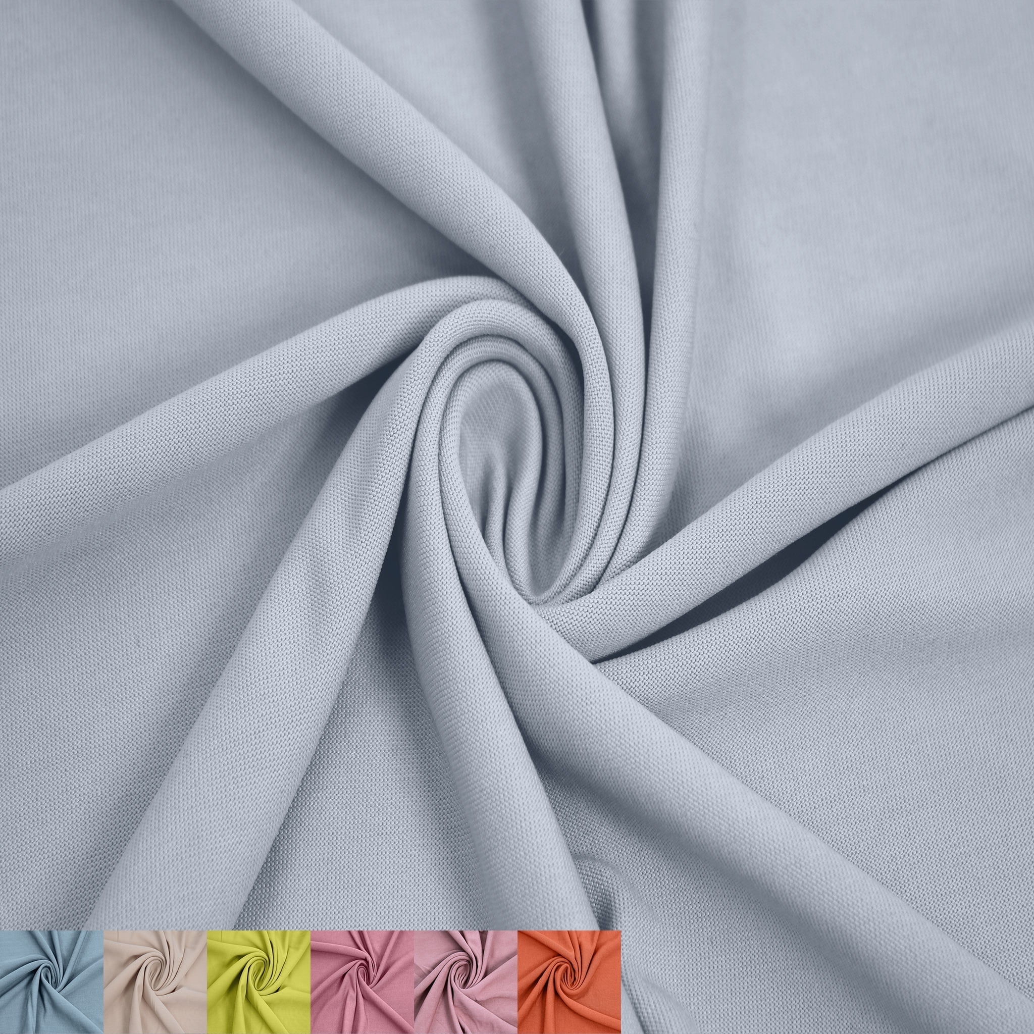 Stylish Fabric "Dusty Blue Modal Poly Sand Wash Jersey Cupro Knit ...