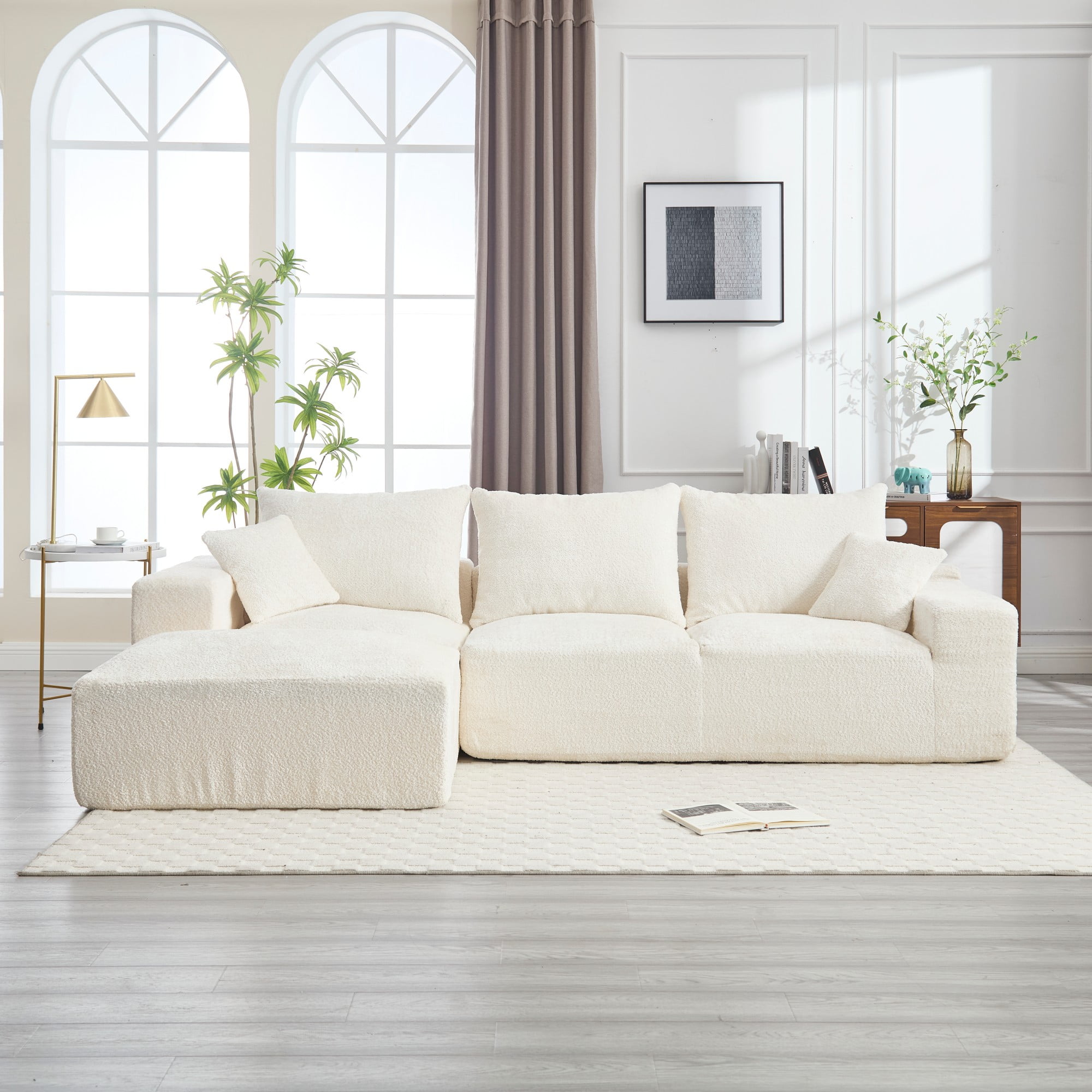 Stylish Fabric, Excellent Touch, L-Shaped Design, Intimate Comfort ...