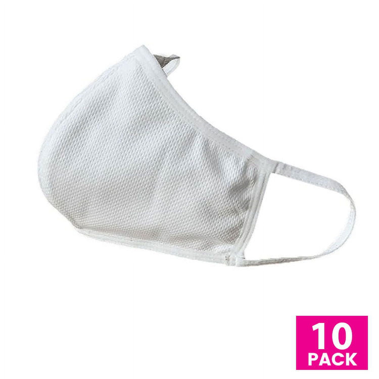 Stylish Fask Masks with soft, elastic Ear Straps (Pack of 10) - Walmart.com