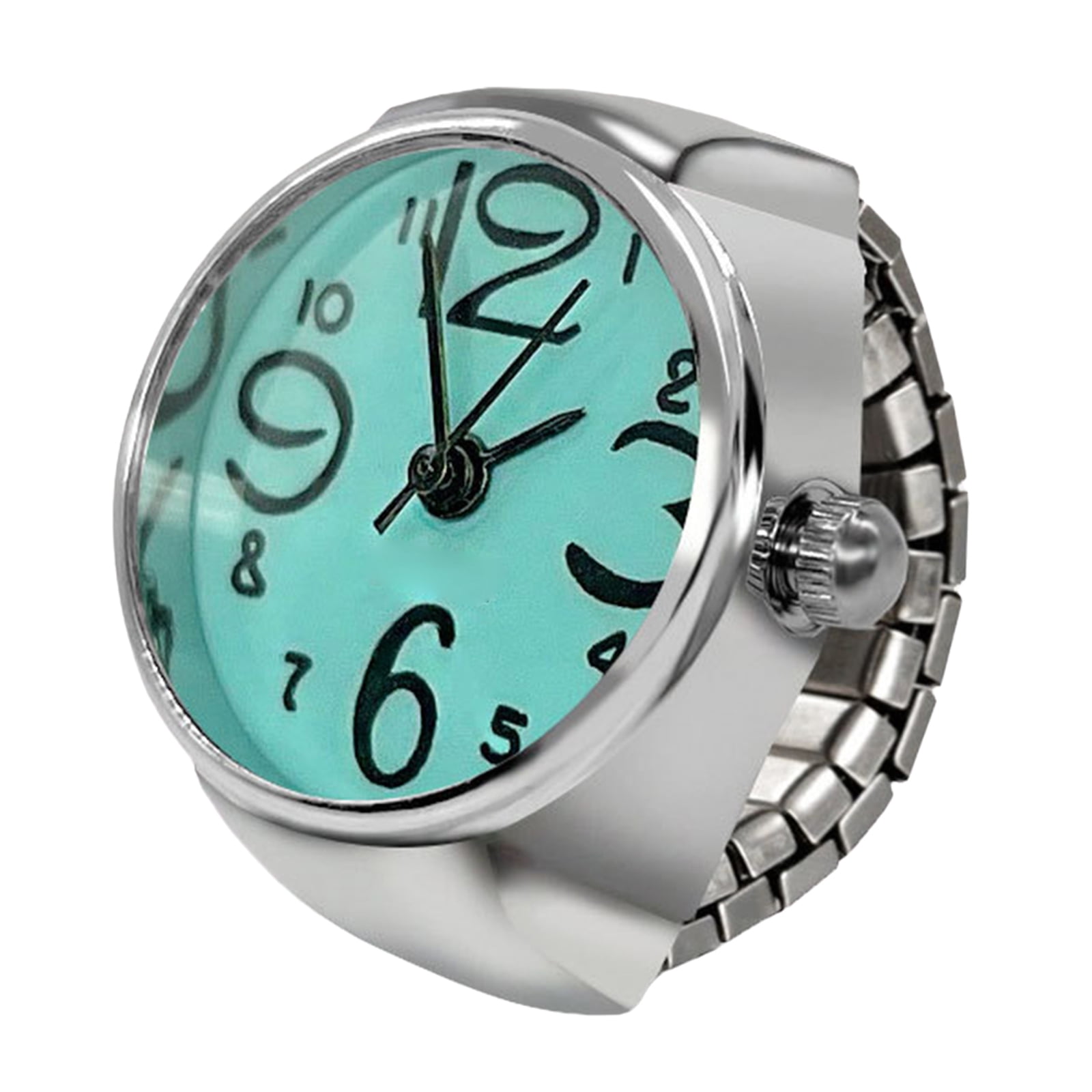 Stylish Finger Rings Watch Unisex Couple Rings Watch Vintage Punk ...