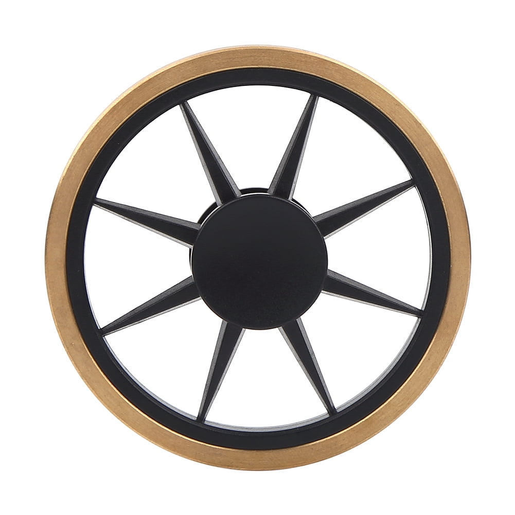 Stylish Fingertip Spinner with Steel Ball Bearings - Black Stress ...