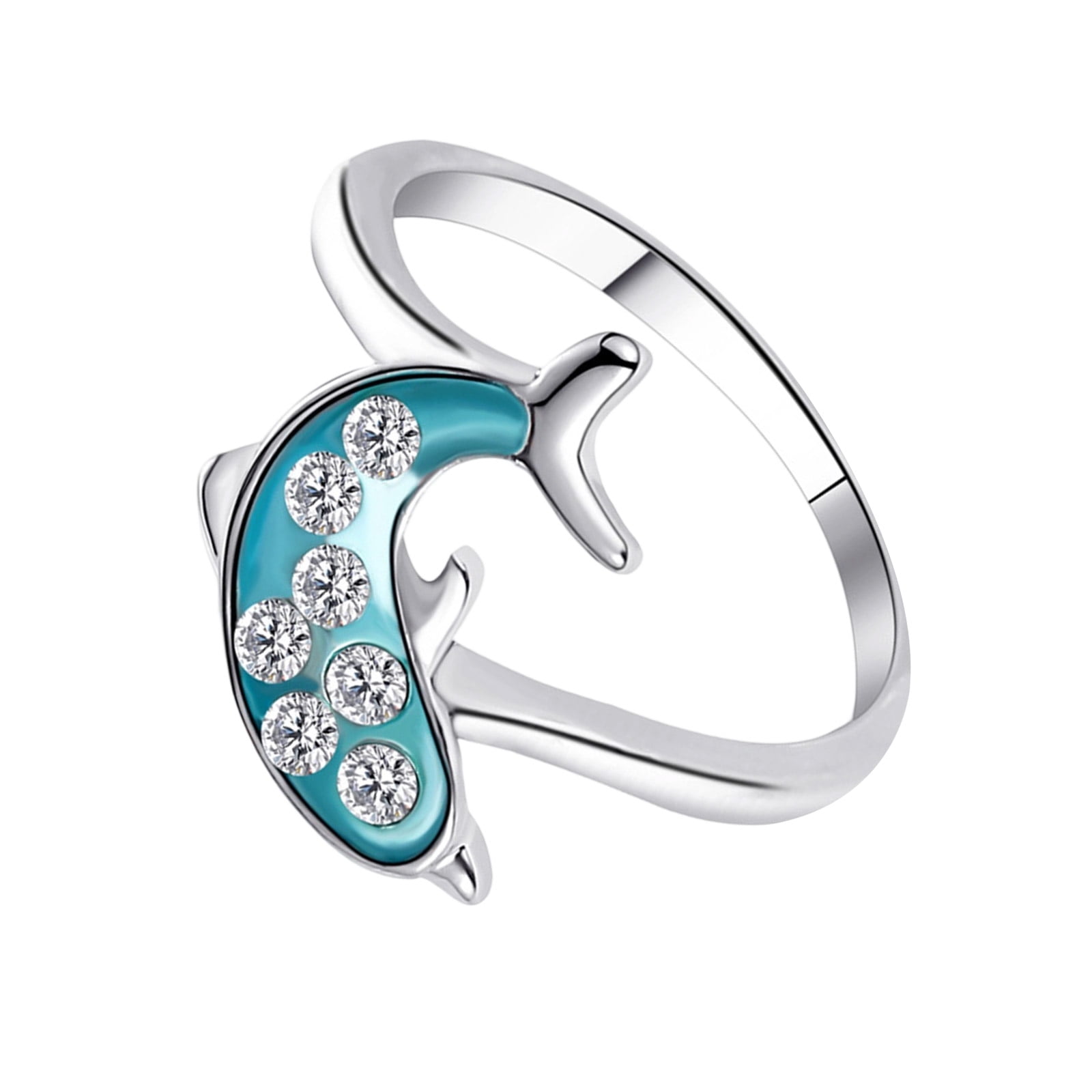Stylish Fish Tail Designs Jewelry Rings Tarnish Resistant Coating ...