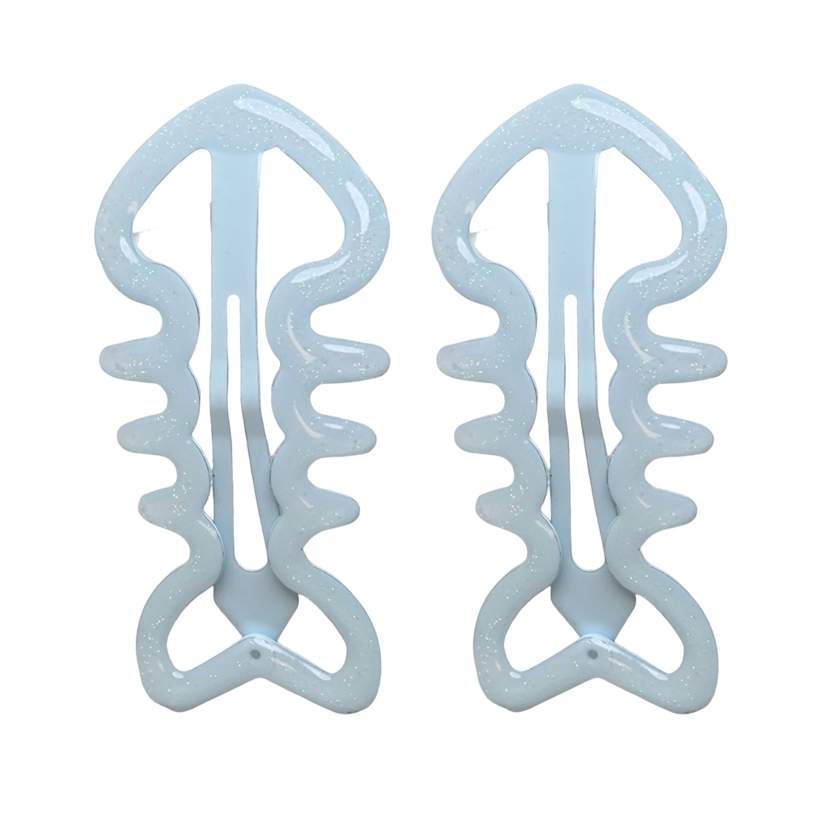 Stylish Fishbone Hairpin Metal Design Lightweight Comfort For Workouts ...