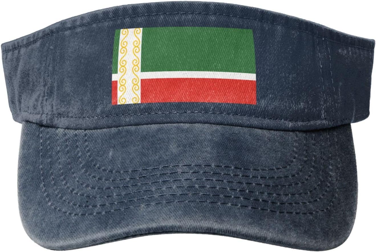 Stylish Flag of The Chechen Republic Cowboy Empty Top Sun Hat Blank ...