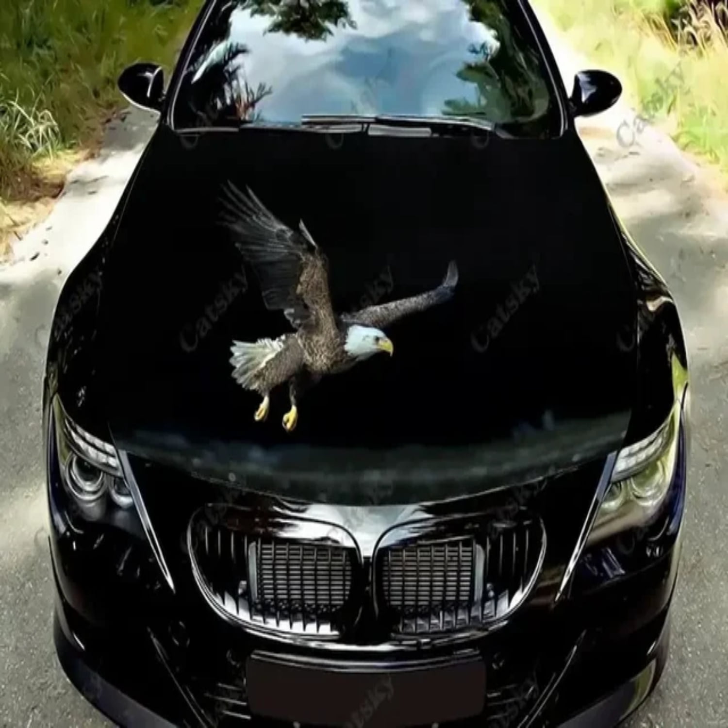 - Stylish Flight of the Eagle Car Hood Vinyl Stickers Wrap Film for ...