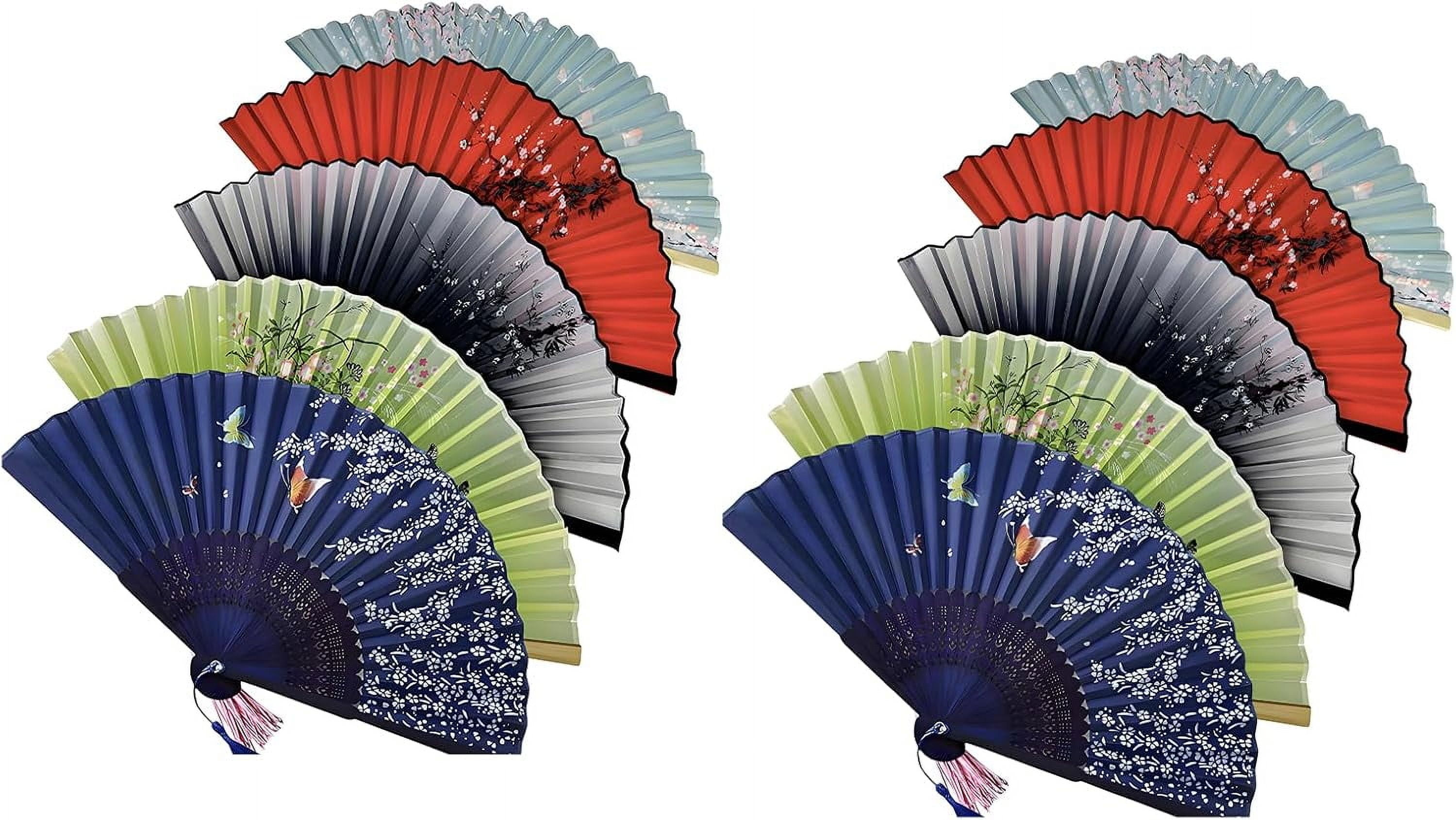 Stylish Folding Hand Fans, Foldable Line Dancing, Popping Hand Fan ...